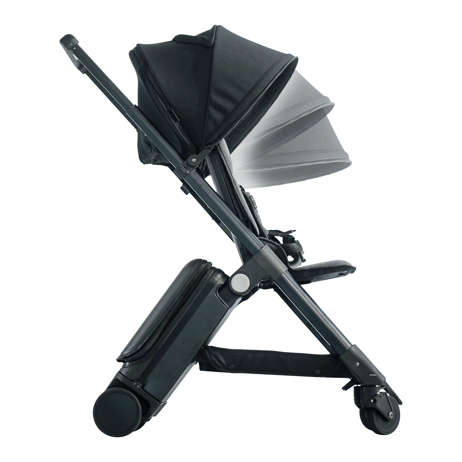 ternX Carry On Luggage Stroller, Black - Worldshop