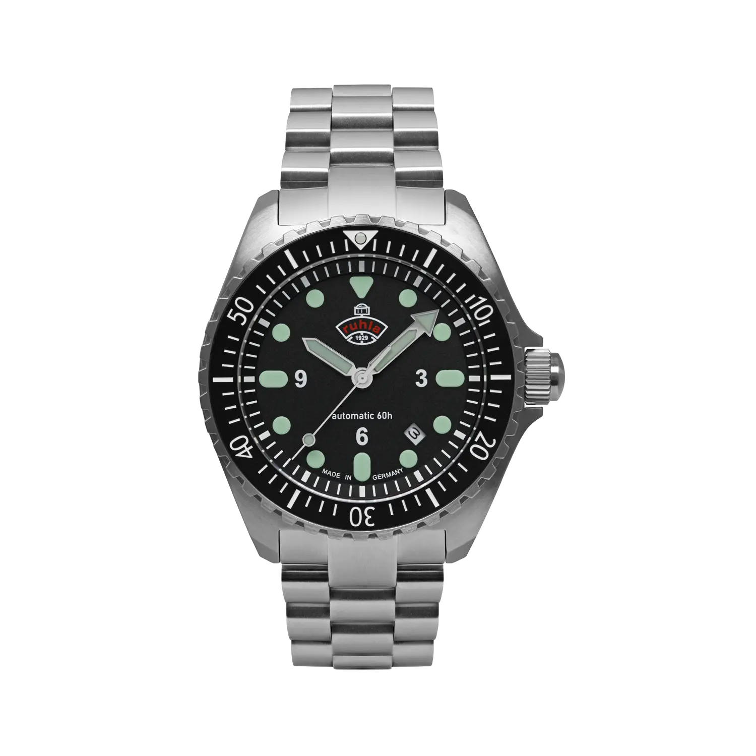 Ruhla NVA Kommando Minentaucher 4960M5_set Armbanduhr, Silberfarben ...