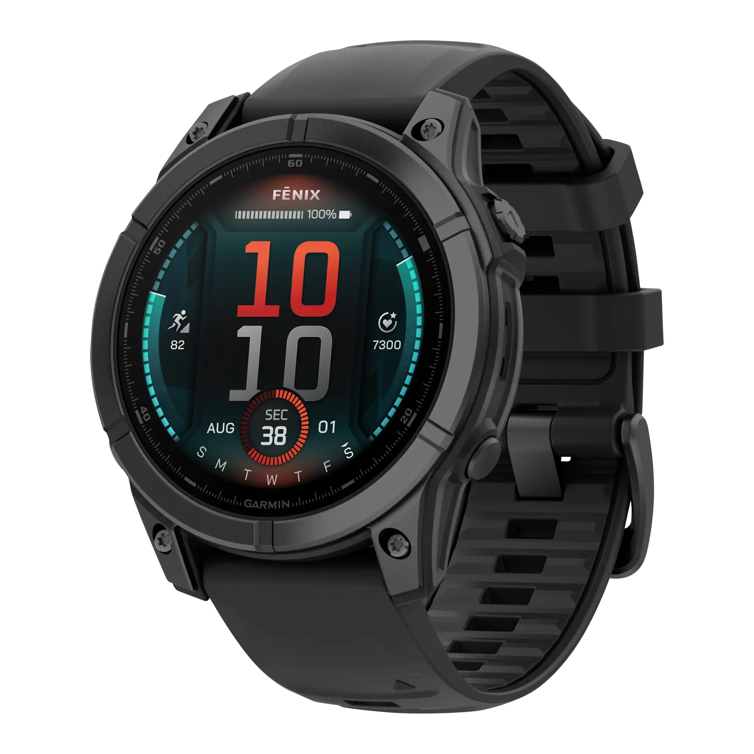 Garmin fēnix® E GPS-Multisport-Smartwatch, Schwarz/Schiefergrau - Worldshop