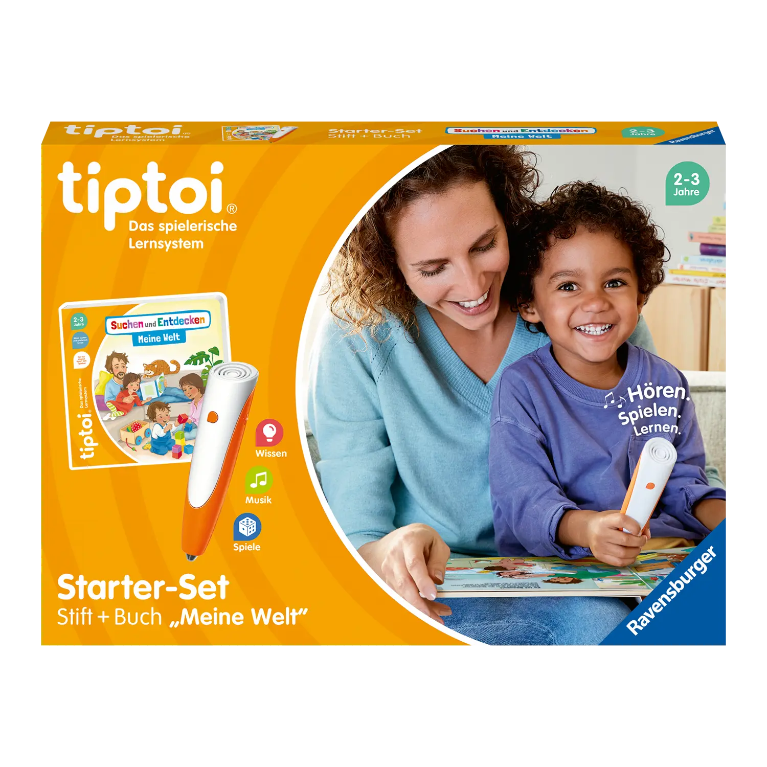 Ravensburger tiptoi® Der Stift Starter-Set + "Meine Welt" Bilderbuch ...
