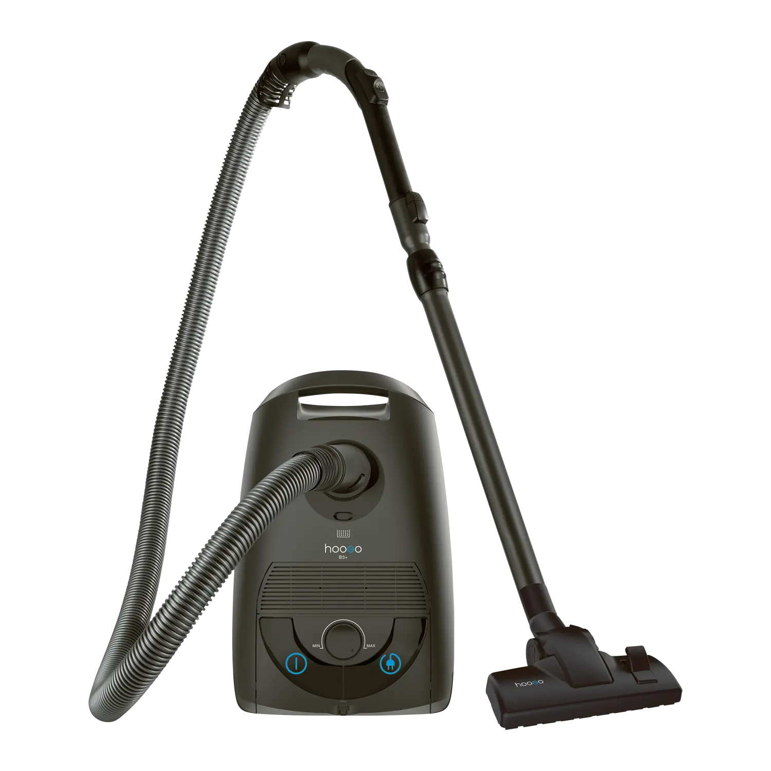 hoogo B3+ Vacuum Cleaner, Graphite Grey - Worldshop