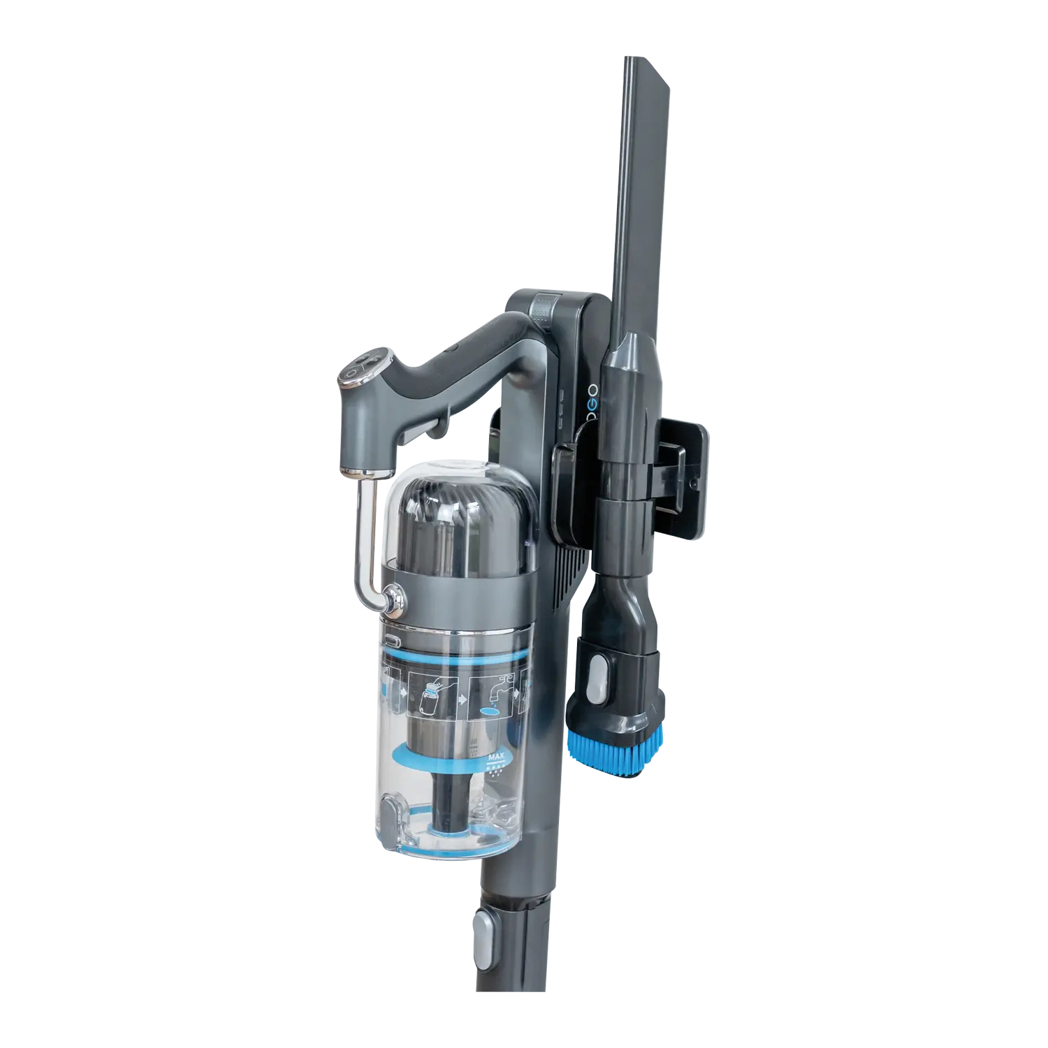 hoogo S6+ Cordless Vacuum Cleaner, Graphite Grey / Black - Worldshop