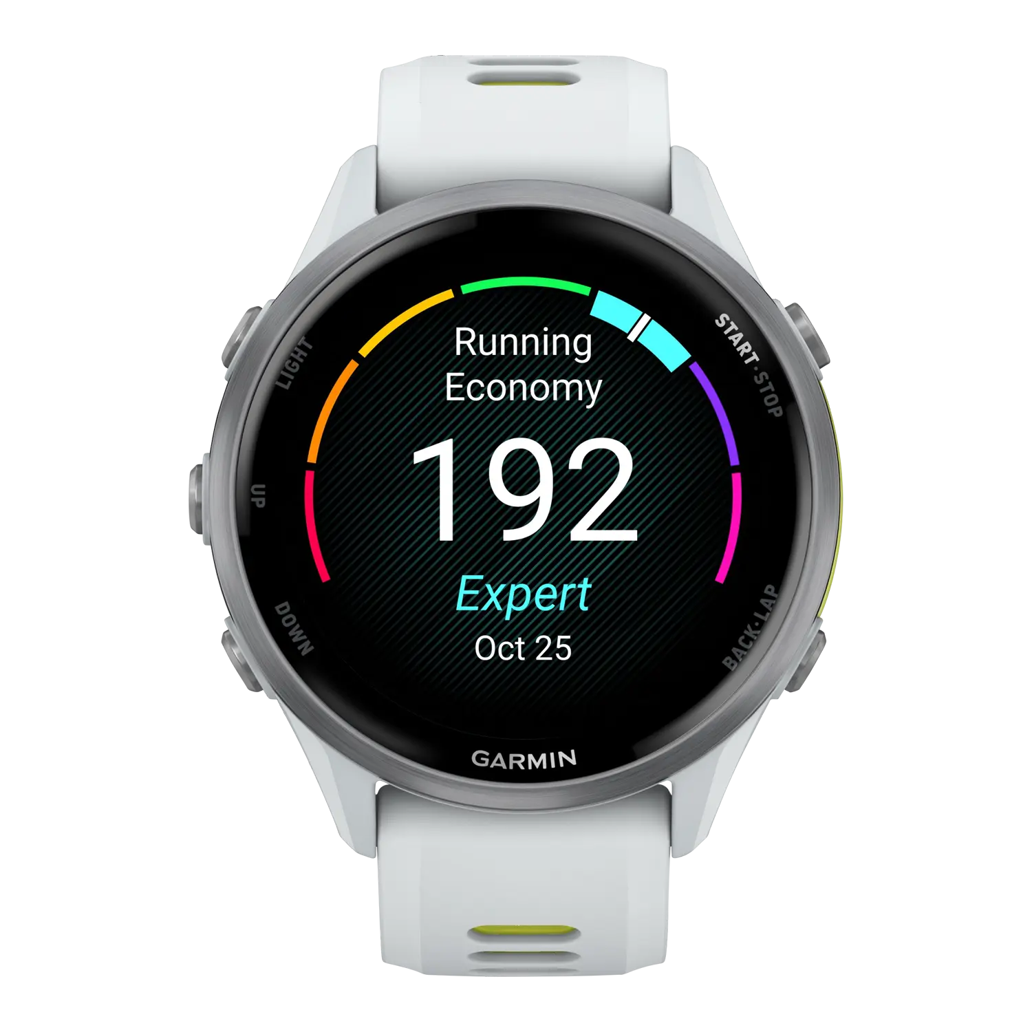 Garmin Forerunner® 970 GPS-Lauf- und Triathlon-Smartwatch, Steinweiß ...
