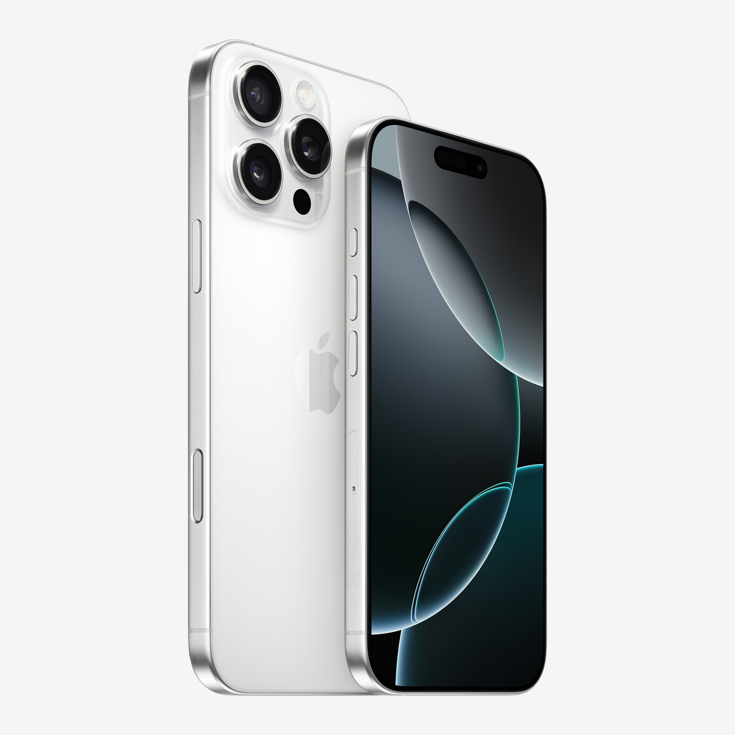 Apple iPhone 16 Pro Max Smartphone, 256 GB, Titan Weiß - Worldshop