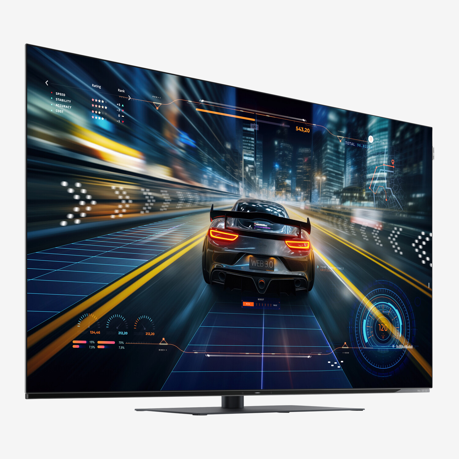 Loewe We. SEE OLED Téléviseur connecté, 48″, Coal Black - Worldshop