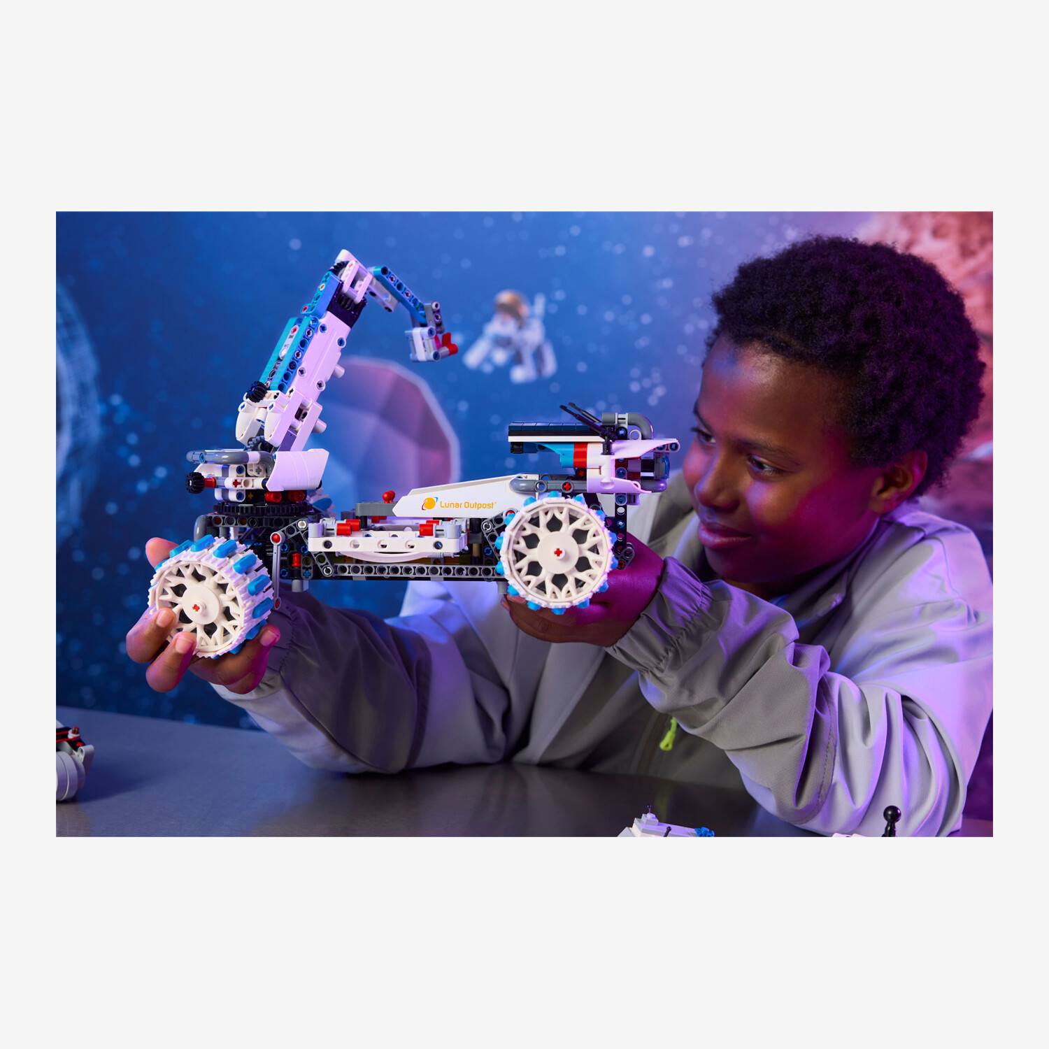 LEGO® Technic™ 42211 Lunar Outpost™ Moon Rover Space Vehicle Playset ...