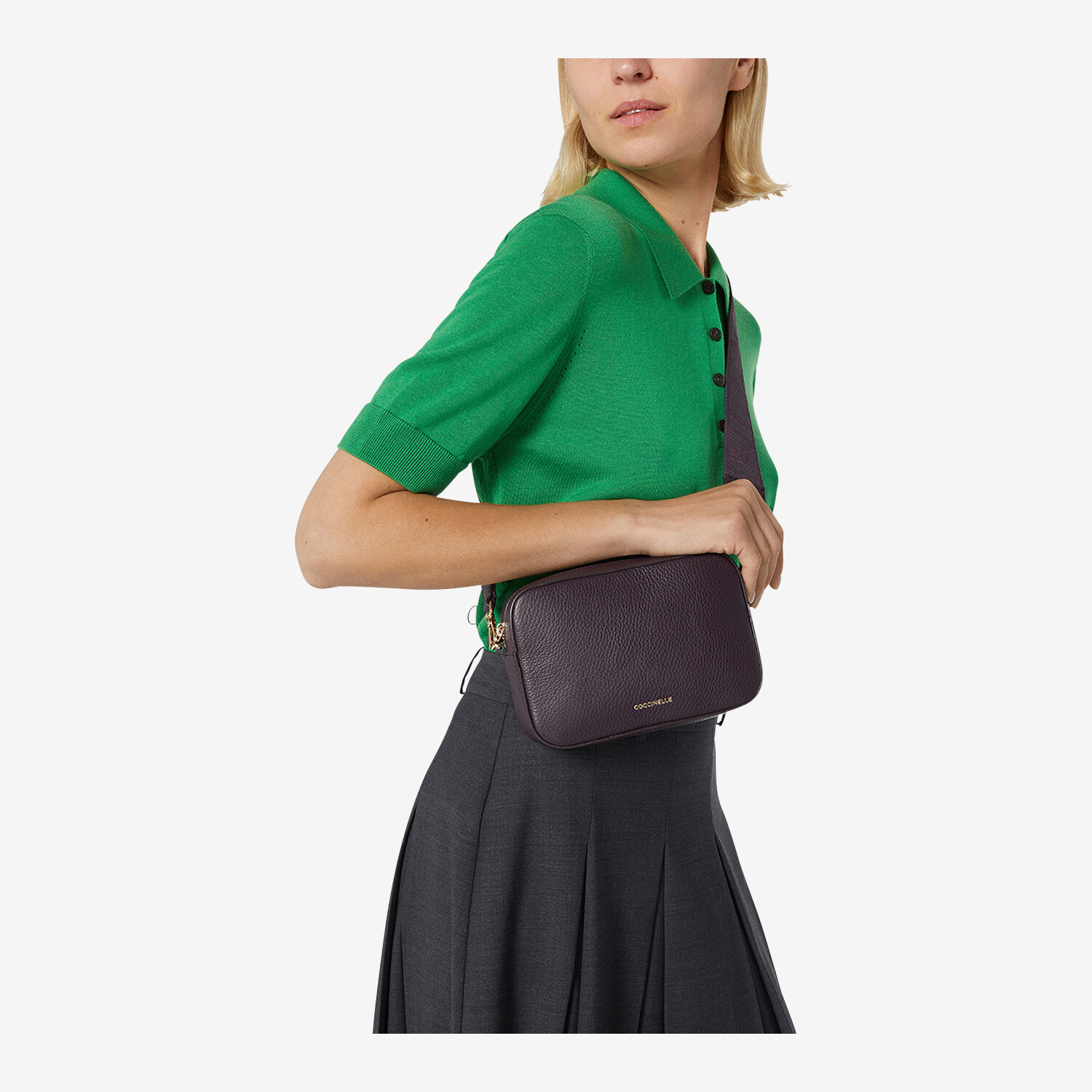 Coccinelle TEBE Minibag, Prune - Worldshop