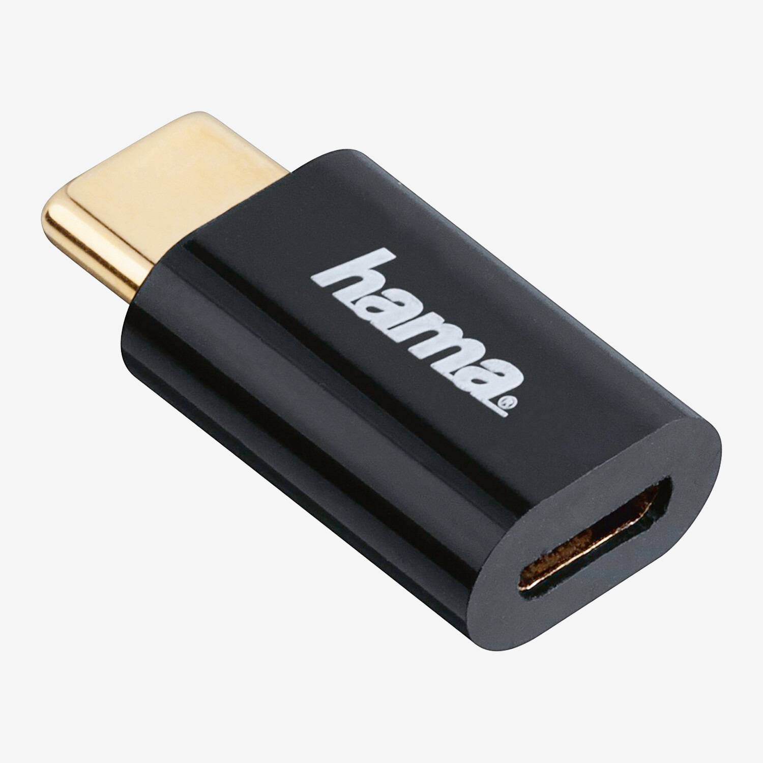 Hama Adapter, Micro-USB To USB Type-C Plug, Black - Lufthansa WorldShop