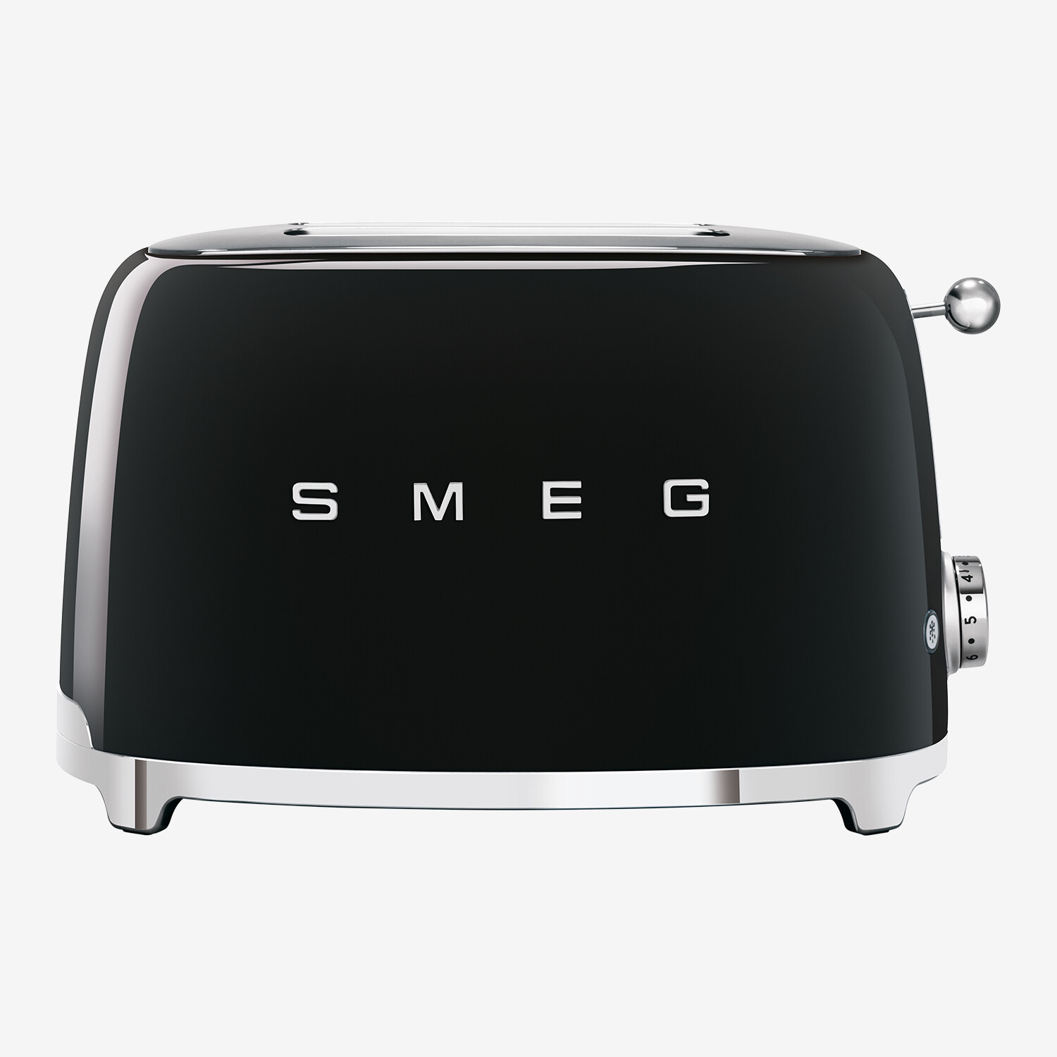 SMEG 50's Retro Style TSF01 Toaster, Black + Roll Attachment - Worldshop