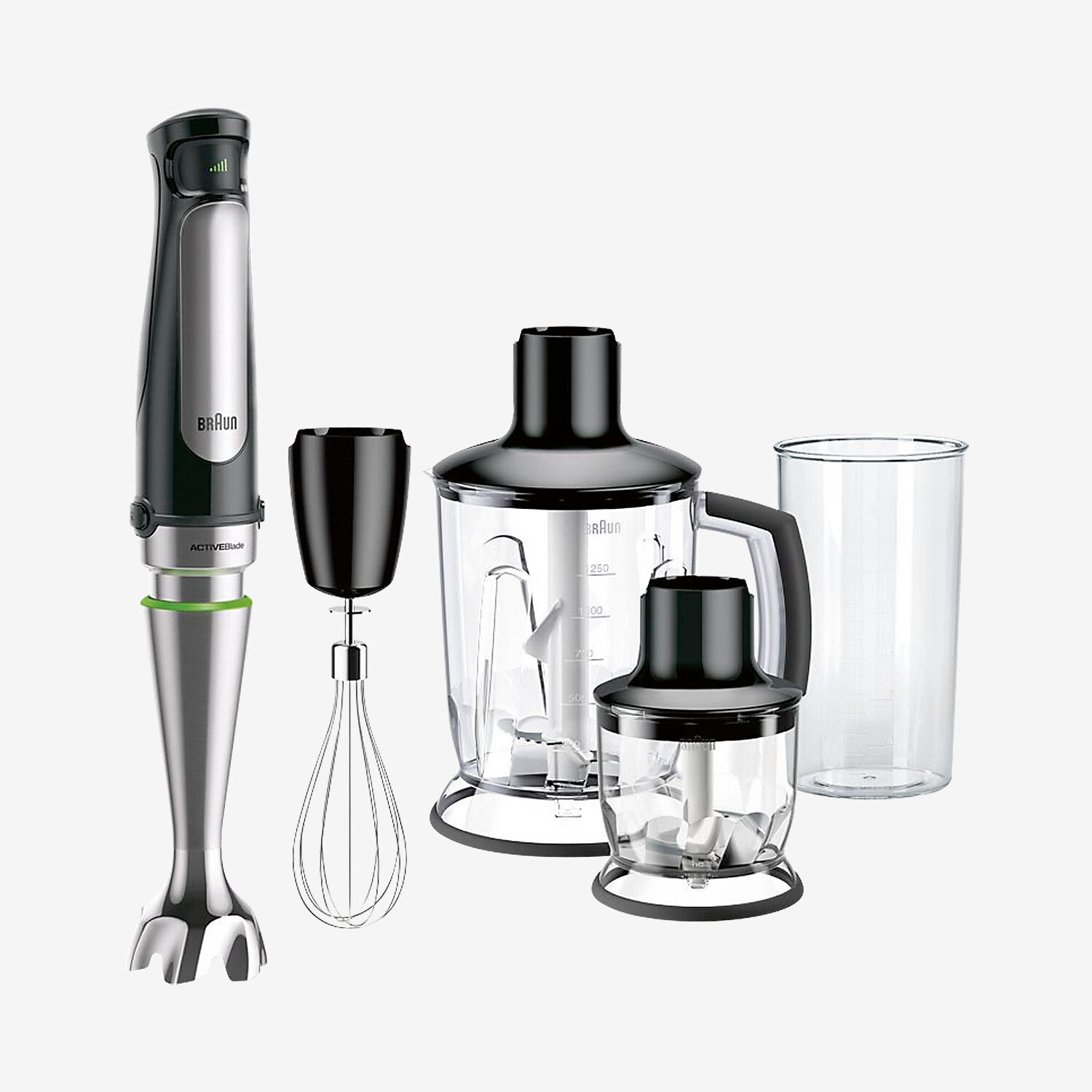 Braun MultiQuick 7 MQ 7045X Hand Blender Set, Premium Black / Stainless ...