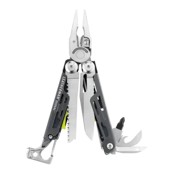 Leatherman black and silver signal store