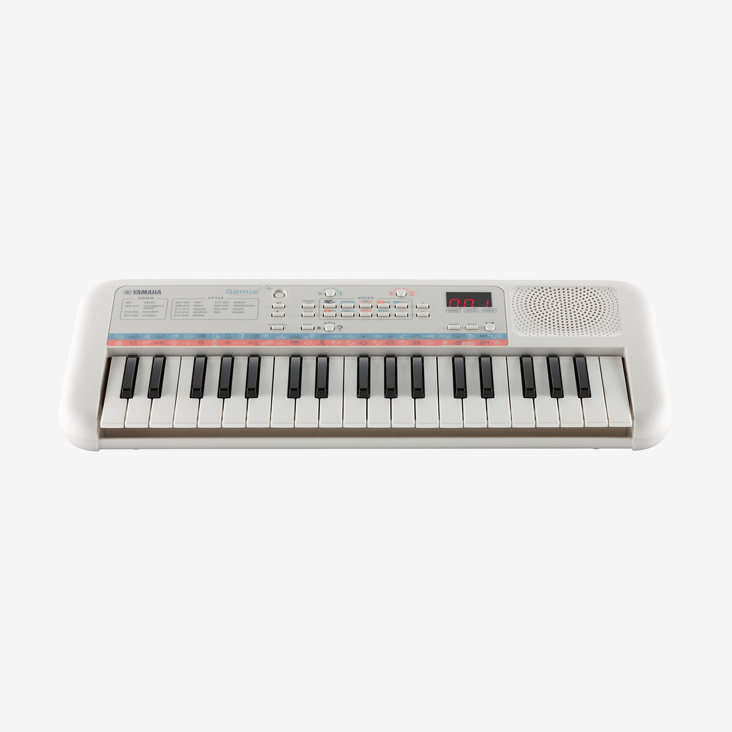 Yamaha PSS-E30 Digital Mini Keyboard, Weiß - Worldshop