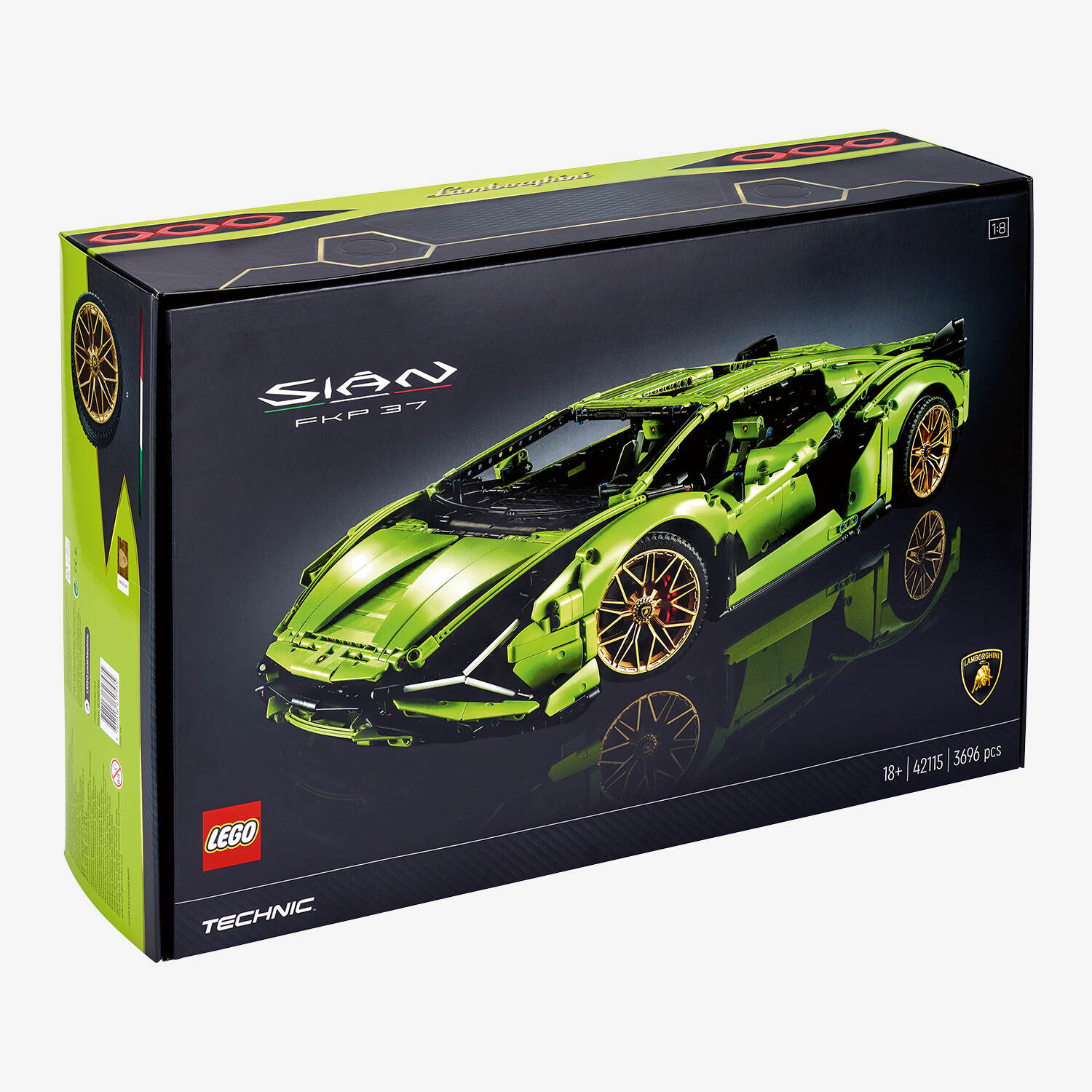 LEGO® Technic™ 42115 Lamborghini Sián FKP 37 Construction Set, Electric ...