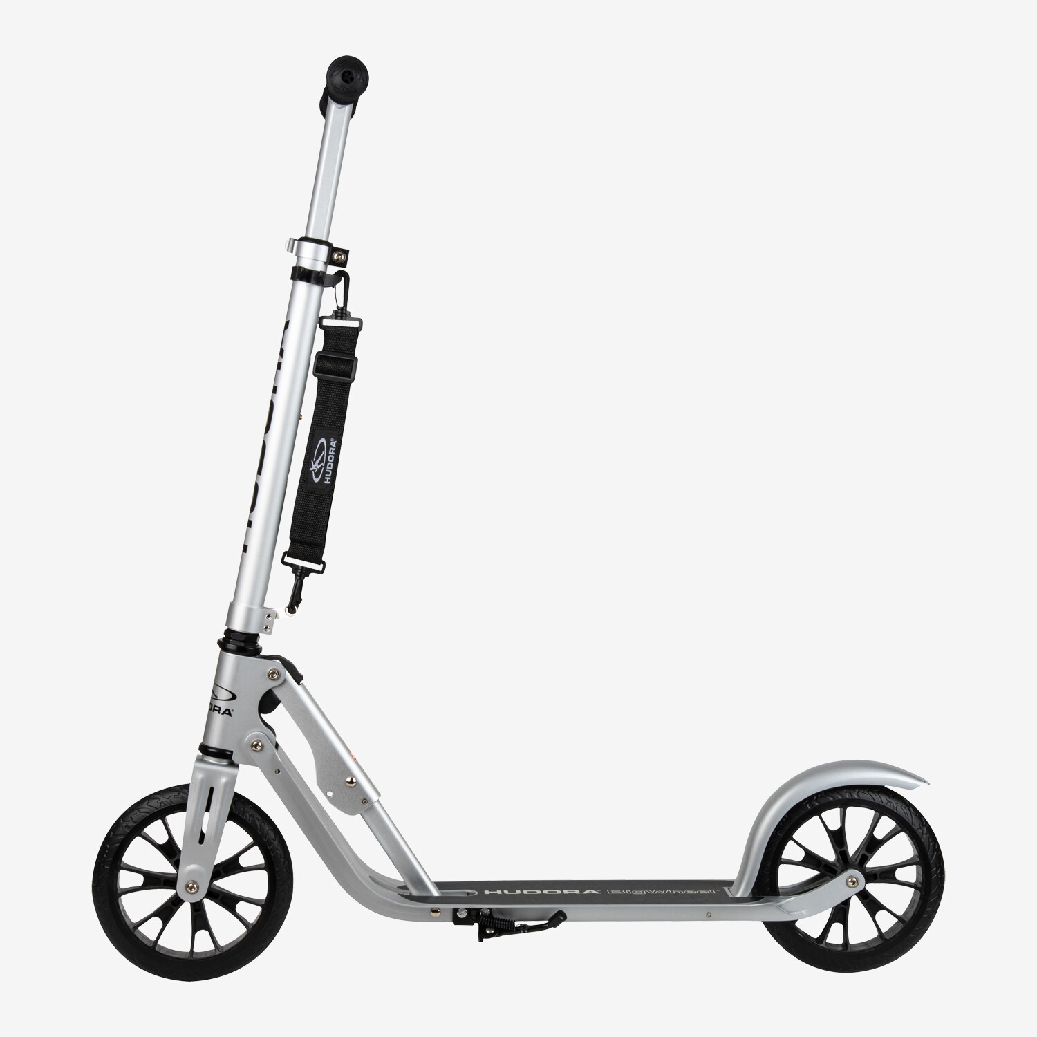 HUDORA BigWheel® Crossover 205 Folding Scooter, Silver - Lufthansa ...