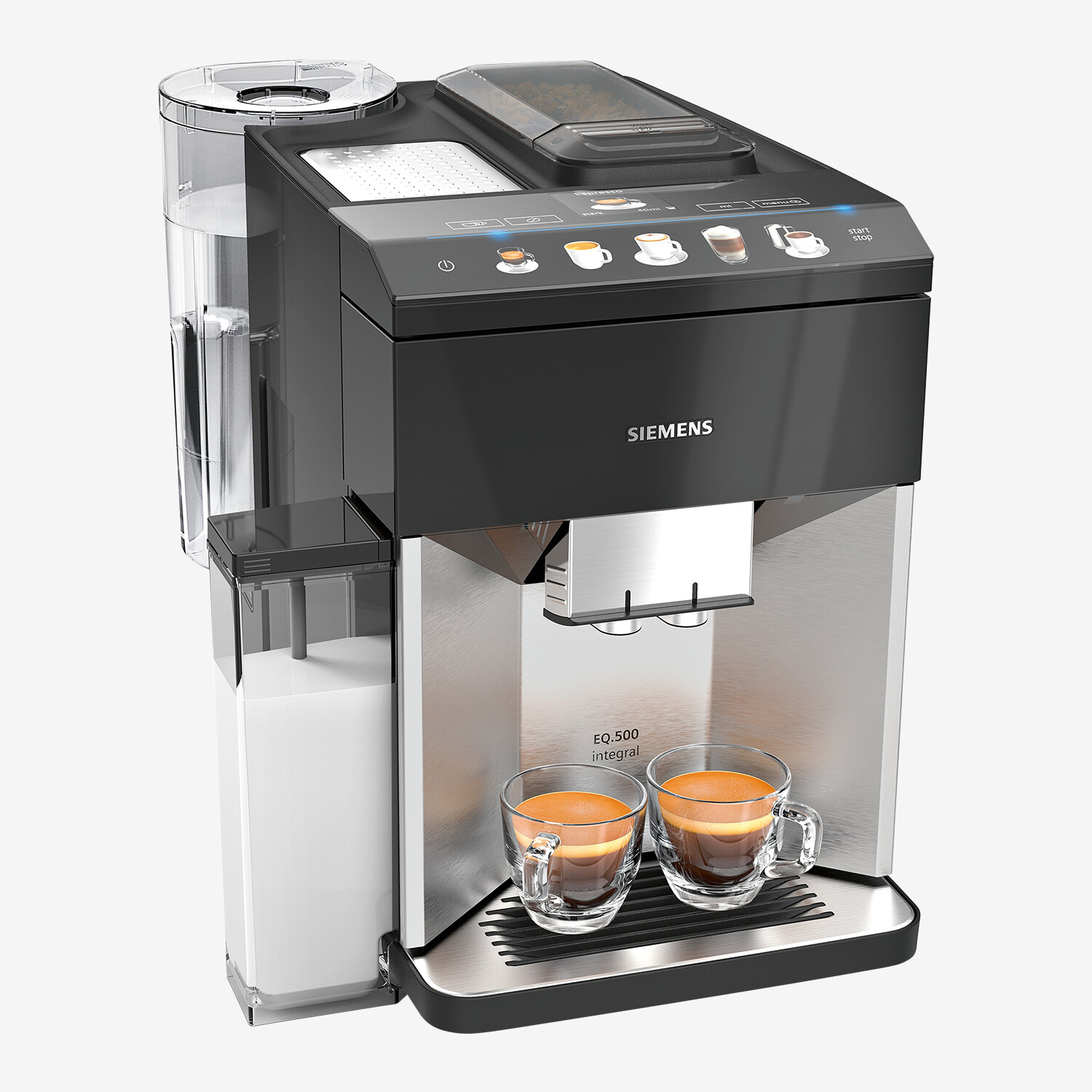Siemens EQ.500 Fully Automatic Coffee Machine, Stainless Steel ...