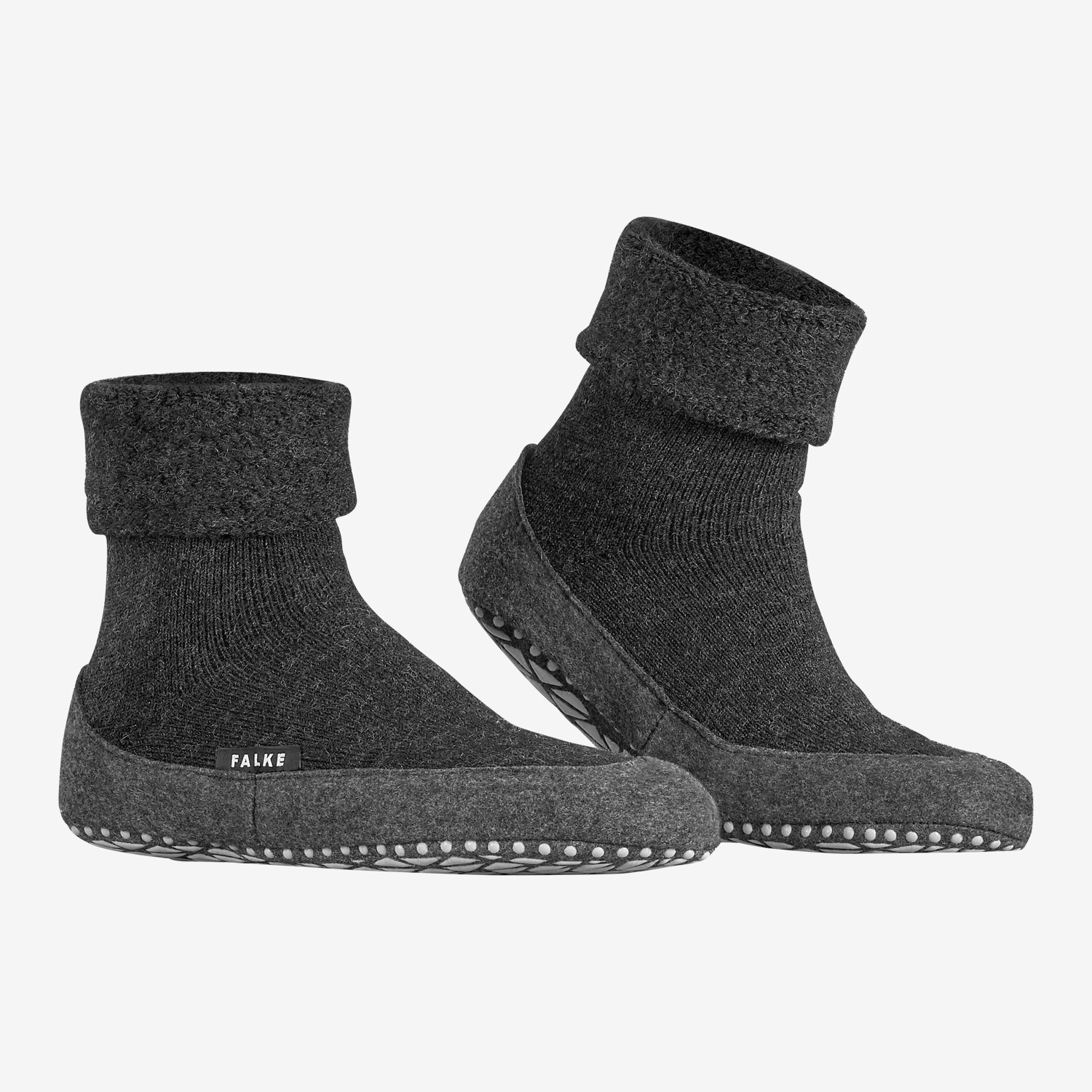 FALKE Cosyshoe Slippers, Anthracite Mel. - Worldshop