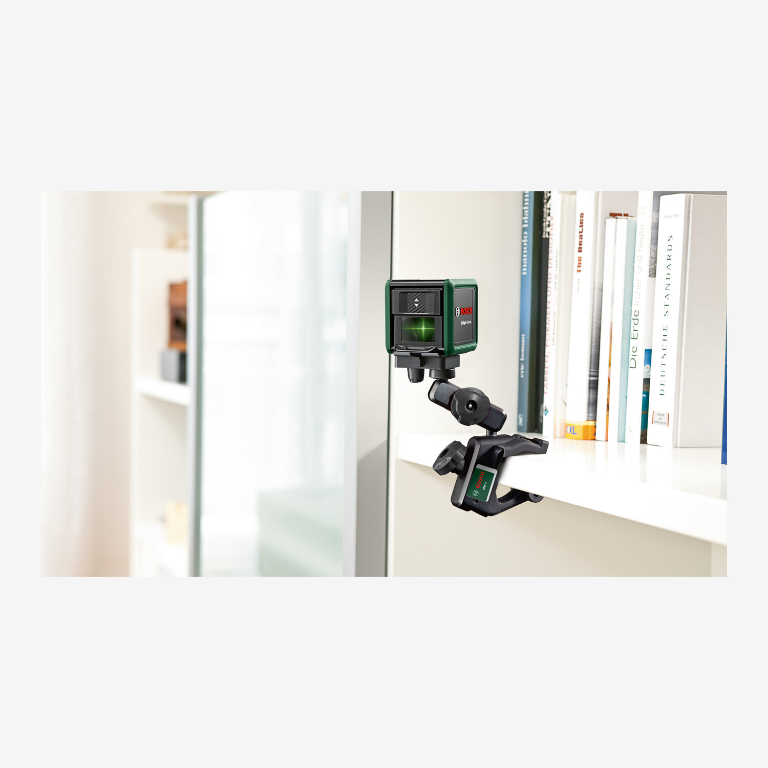 Bosch Quigo green Cross Line Laser, Classic Green - Worldshop