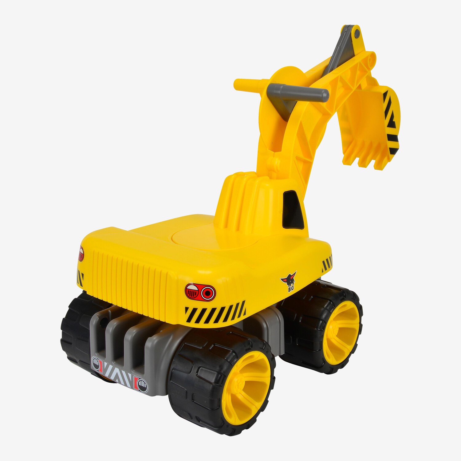 BIG Power-Worker Maxi-Digger Ride-On Toy, Yellow - Worldshop