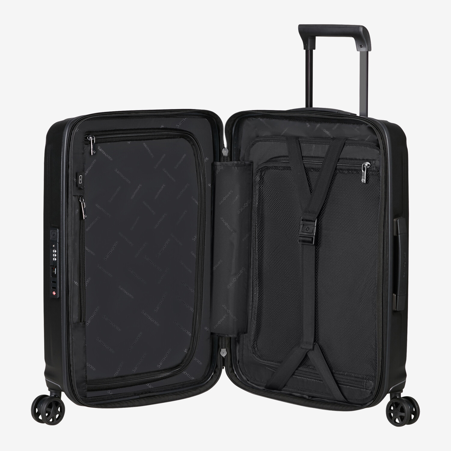 Samsonite Nuon Spinner 55/20 Cabin Trolley (Expandable), Matt Graphite ...