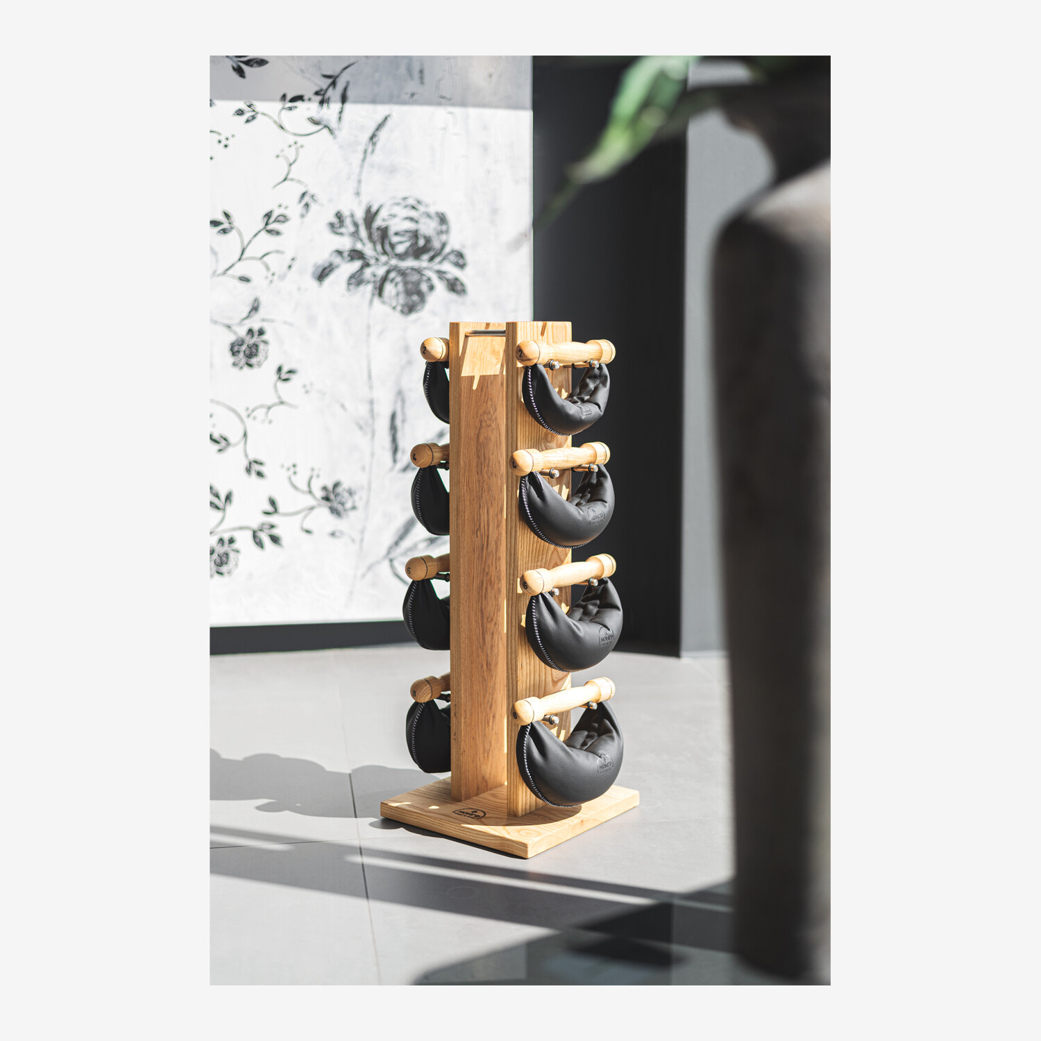 NOHRD Swing Dumbbell Tower Set, Oak - Worldshop