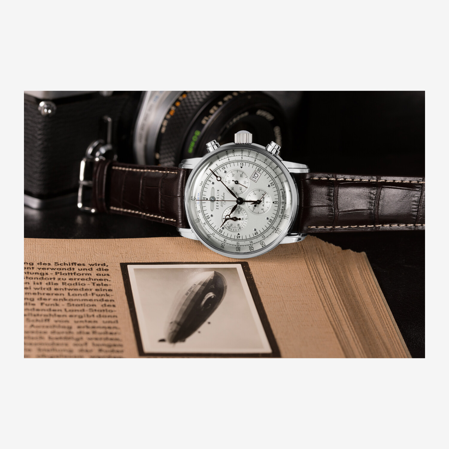 Zeppelin Alarm 7680-1 chronograph - Lufthansa WorldShop