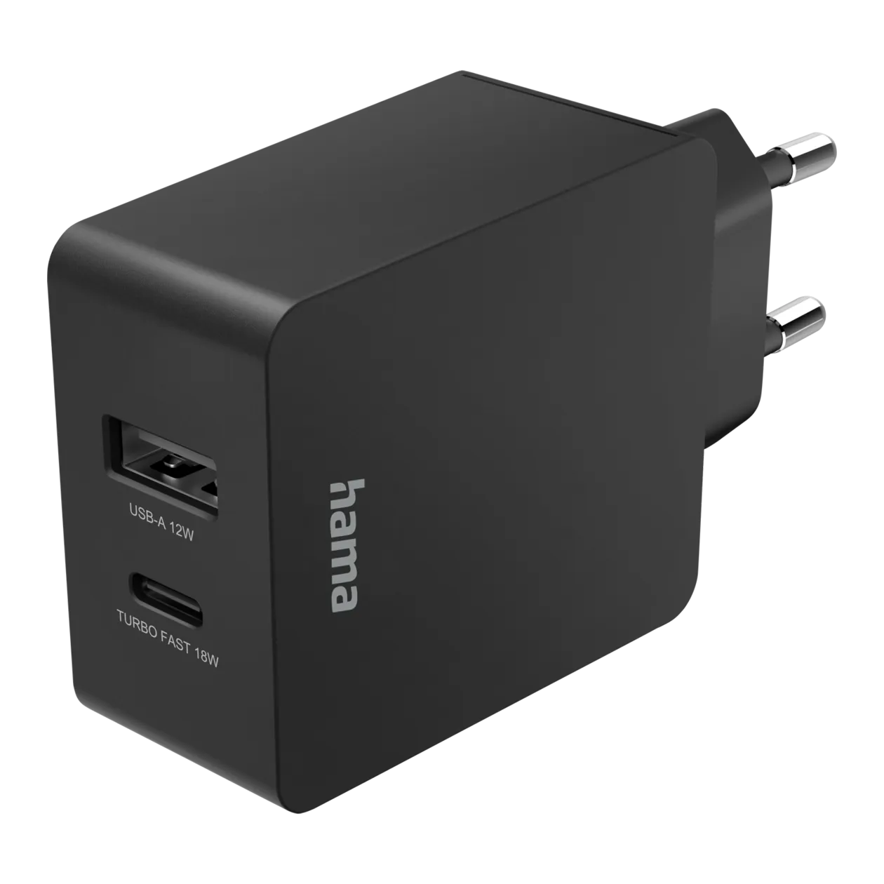 Hama Charging Device USB-C/USB-A, 30 W, Black - Worldshop