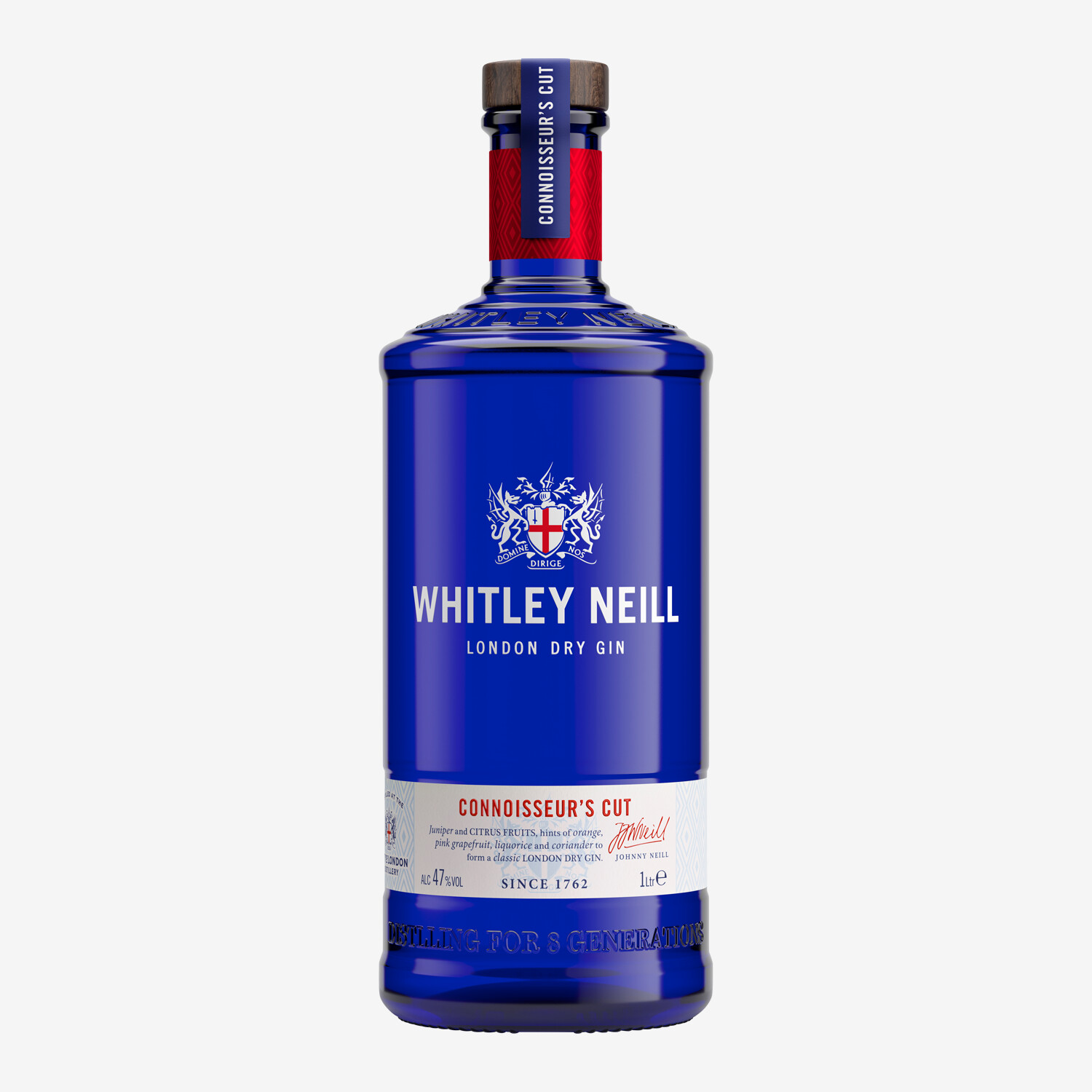 Whitley Neill Connoisseur's Cut London Dry Gin, 1 l, 47,0 % vol ...