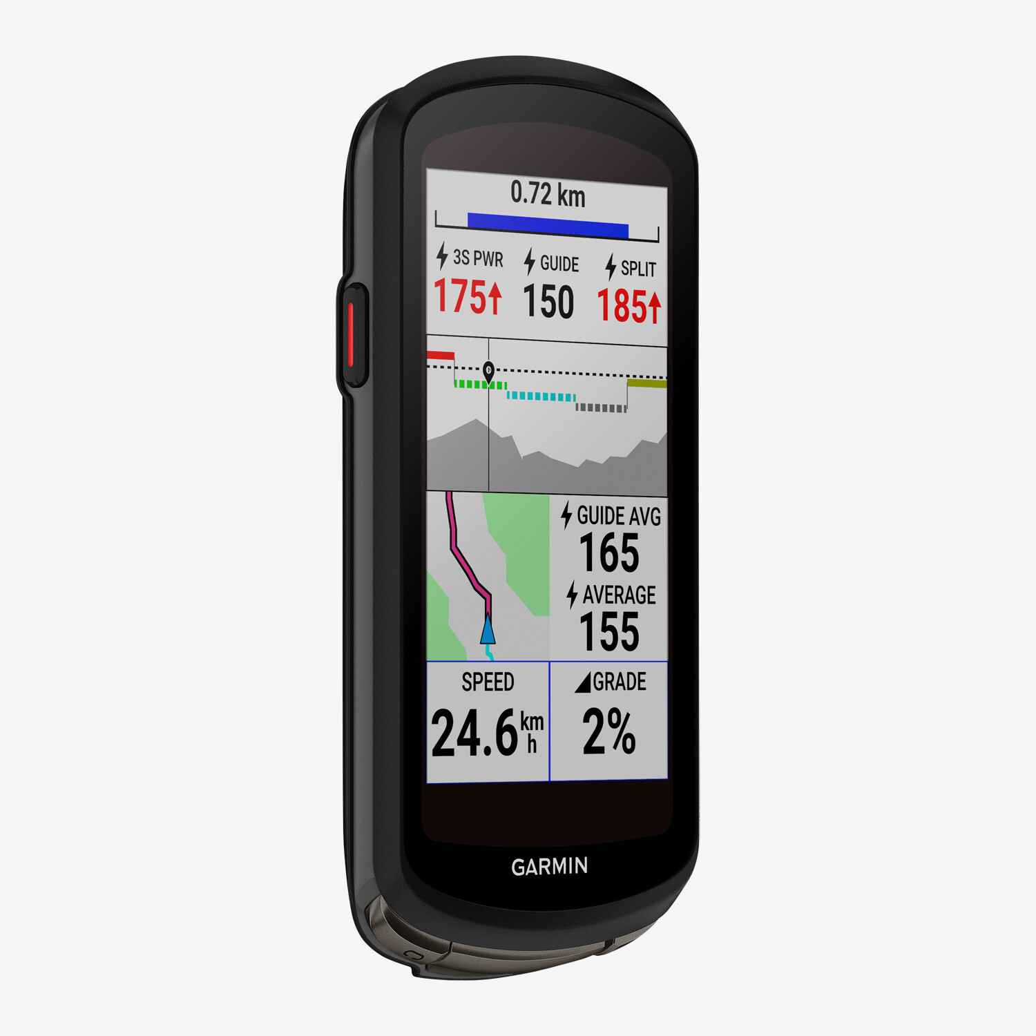 Garmin Edge® 1040 Solar GPS Bike Computer, Black - Worldshop