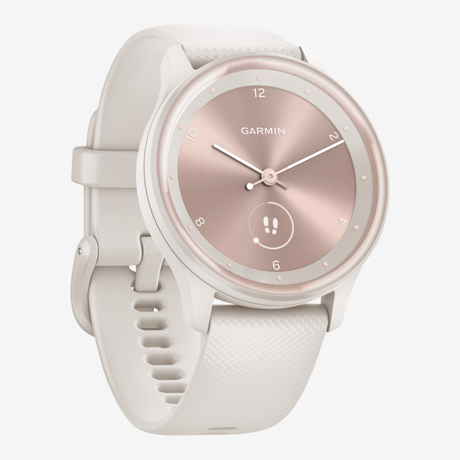 Garmin vívomove® Sport Smartwatch, Ivory / Pearl Gold - Lufthansa WorldShop