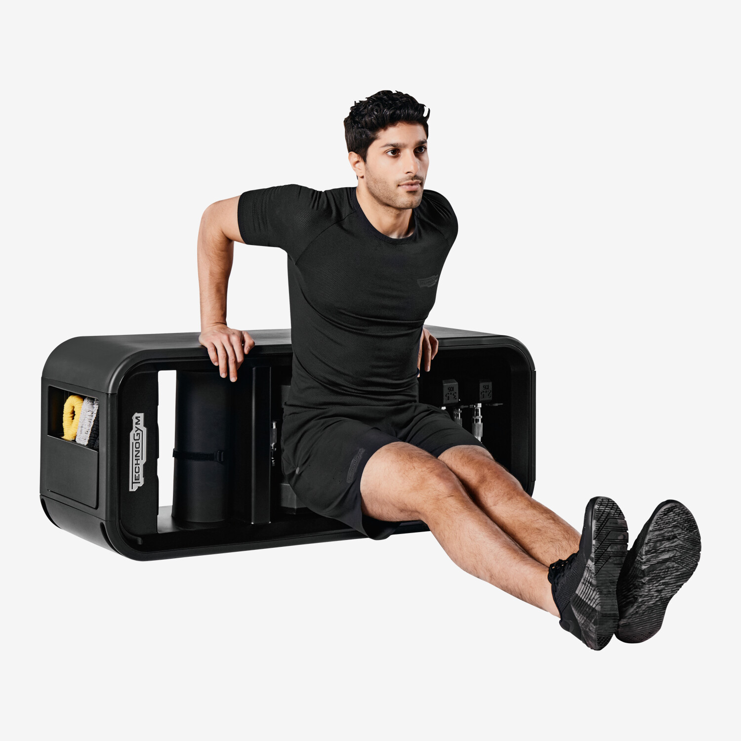 Technogym Bench All-In-One Training Bench, Black - Worldshop