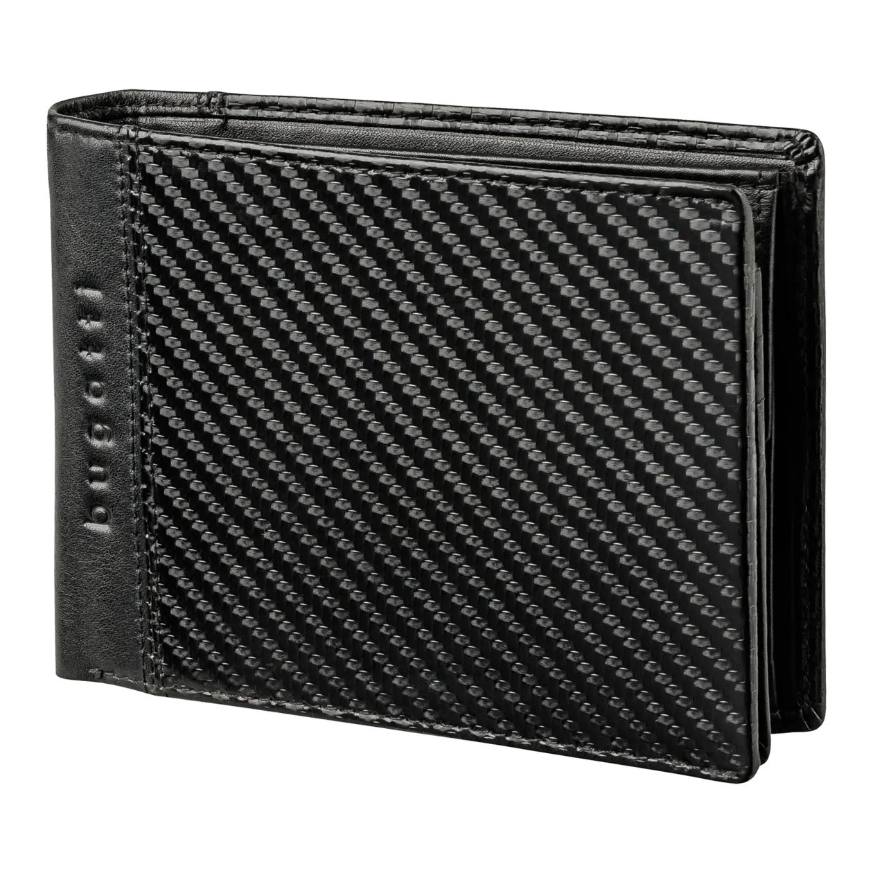 bugatti Comet Wallet with Flap, Black - Worldshop