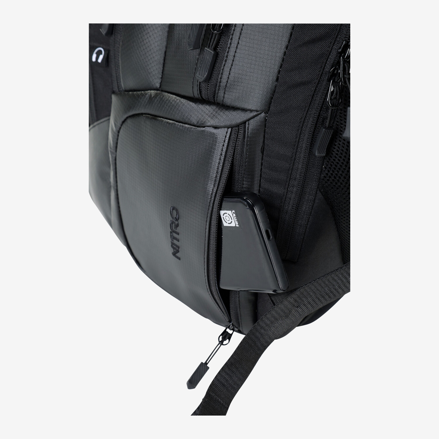Nitro Chase Backpack, Tough Black - Worldshop