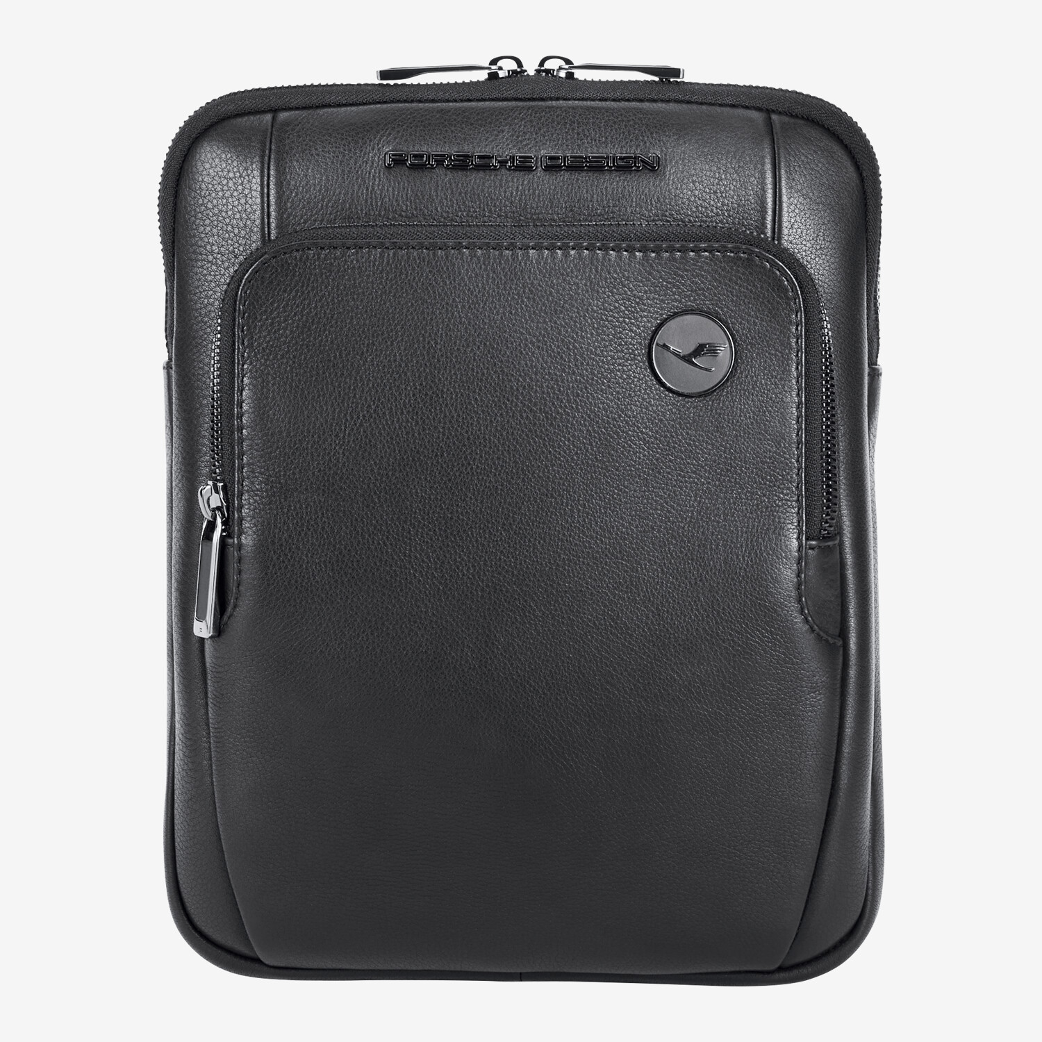 Porsche Design Lufthansa Edition Roadster Shoulder Bag, Leather, Black ...