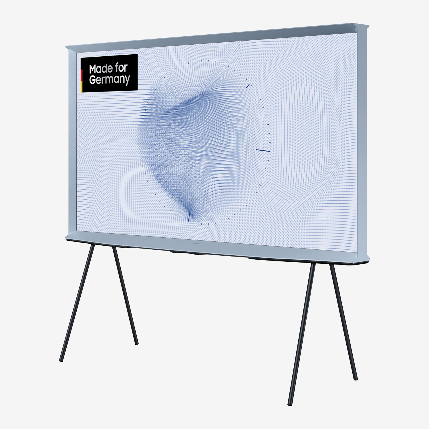 Samsung The Serif QLED 4K GQ65LS01BBUXZG (2022) TV, 65″, Cotton Blue ...