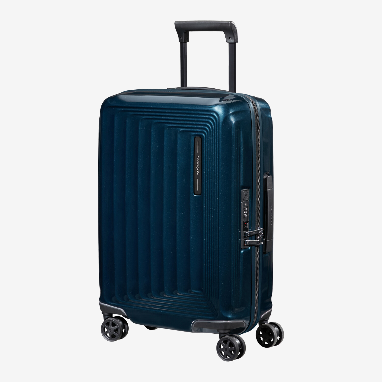 Samsonite Nuon Spinner 55/20 Cabin Trolley (Expandable), Dark Blue ...