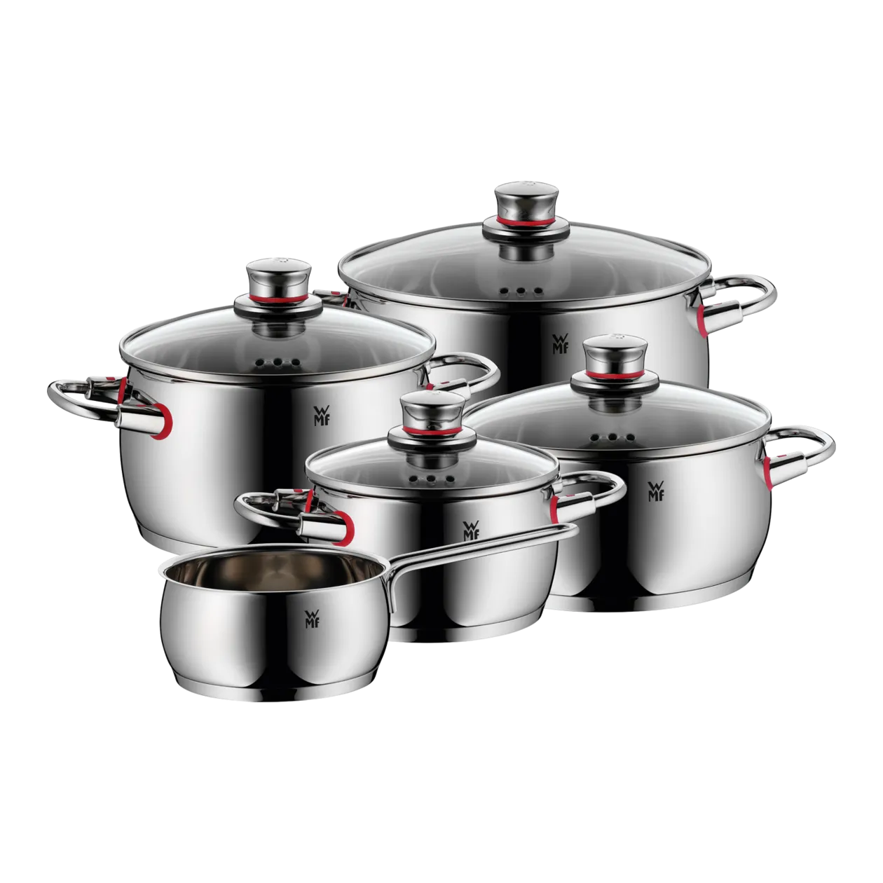 WMF Quality One Cookware Set, 5 pcs., Cromargan® - Worldshop