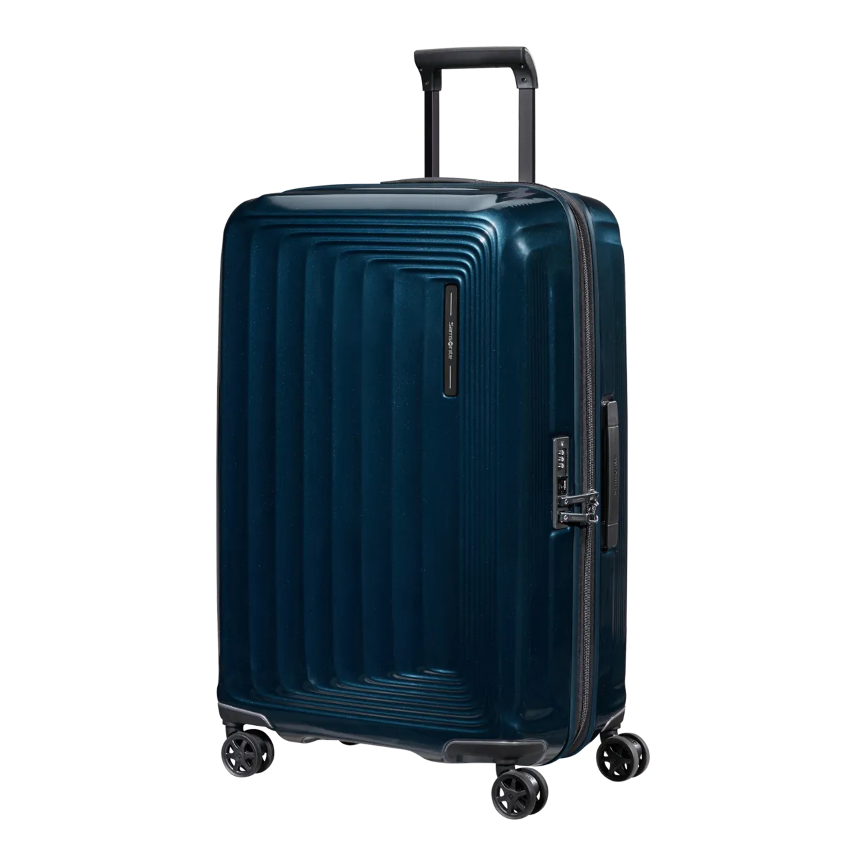 Samsonite Nuon Spinner 69/25 Cabin Trolley (Expandable), Dark Blue ...