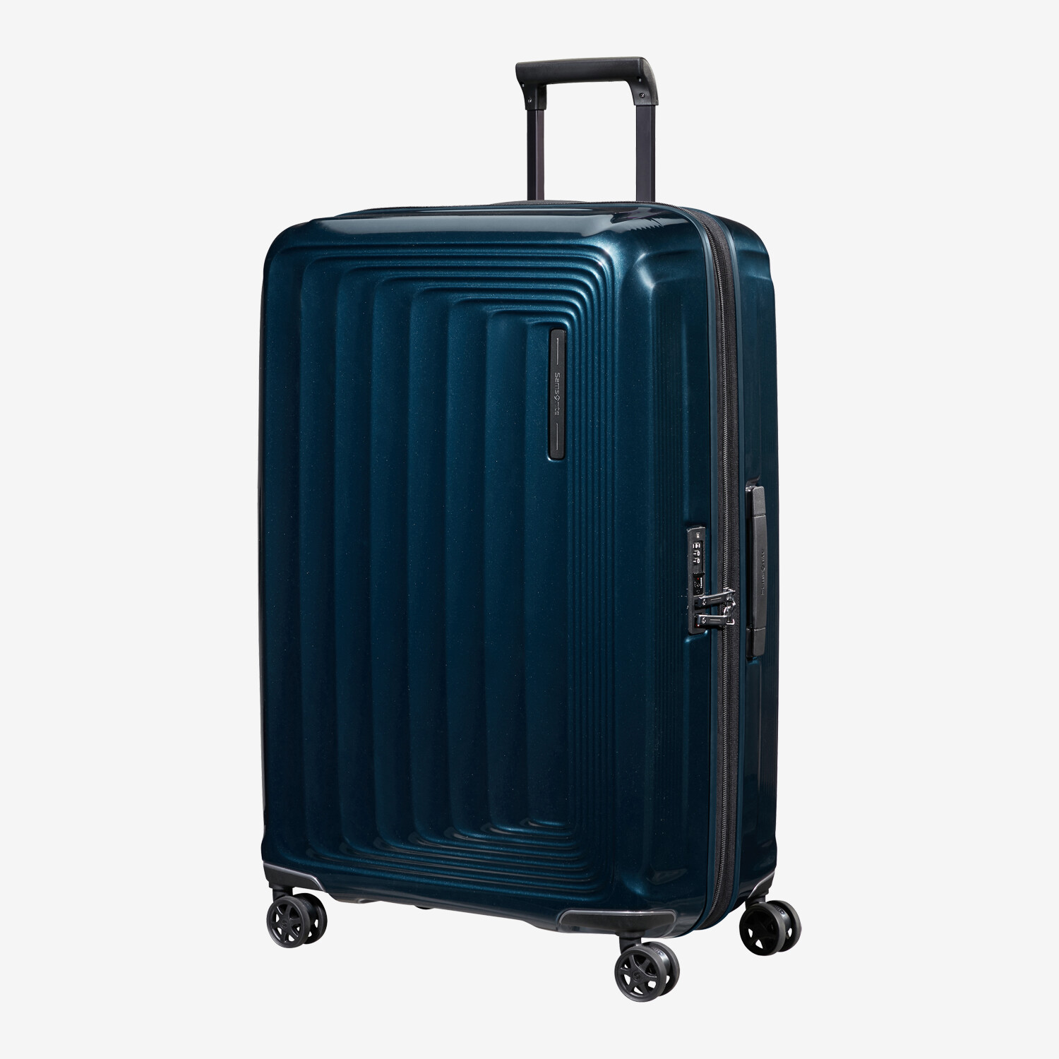 Samsonite Nuon Spinner 75/28 Cabin Trolley (Expandable), Dark Blue ...