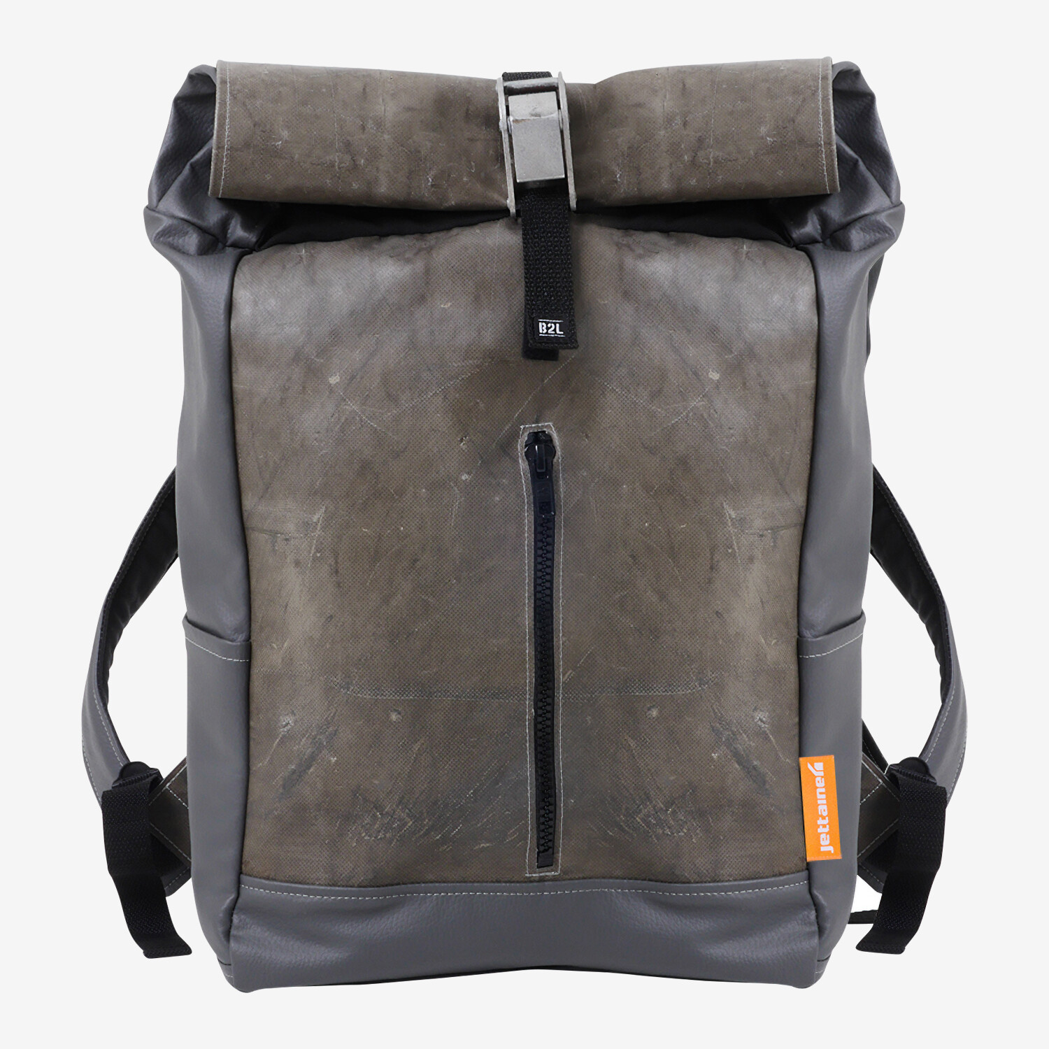 BAG TO LIFE Jettainer ULD Rolltop Backpack, Signal Orange / Aviation ...