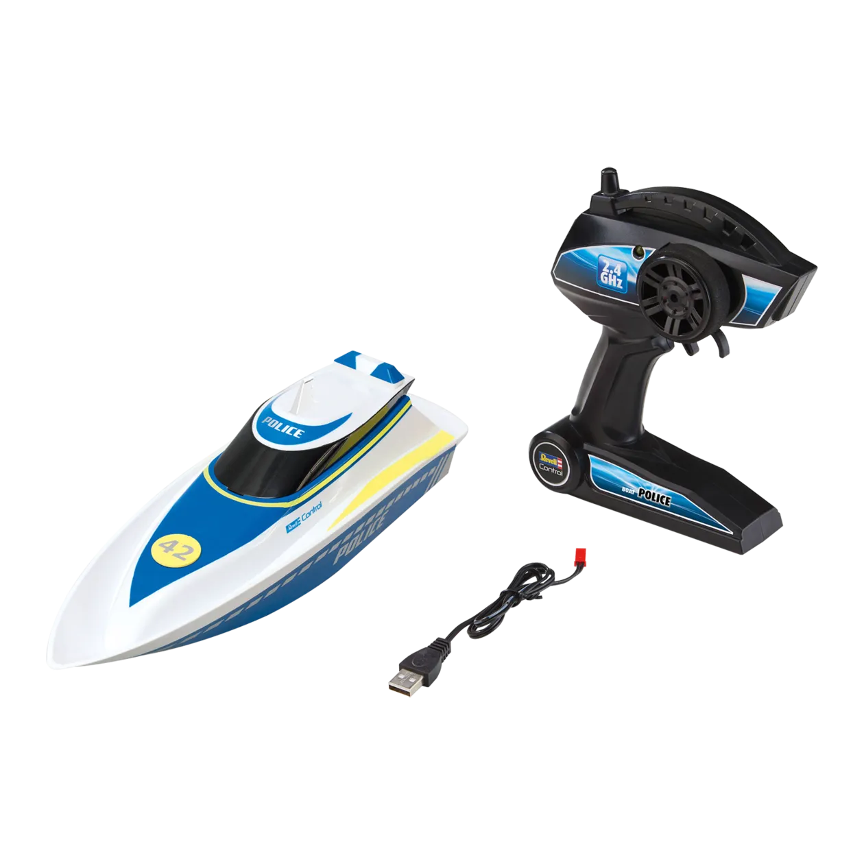 Revell Control RC "Police" Remote-Controlled Police Boat - Worldshop