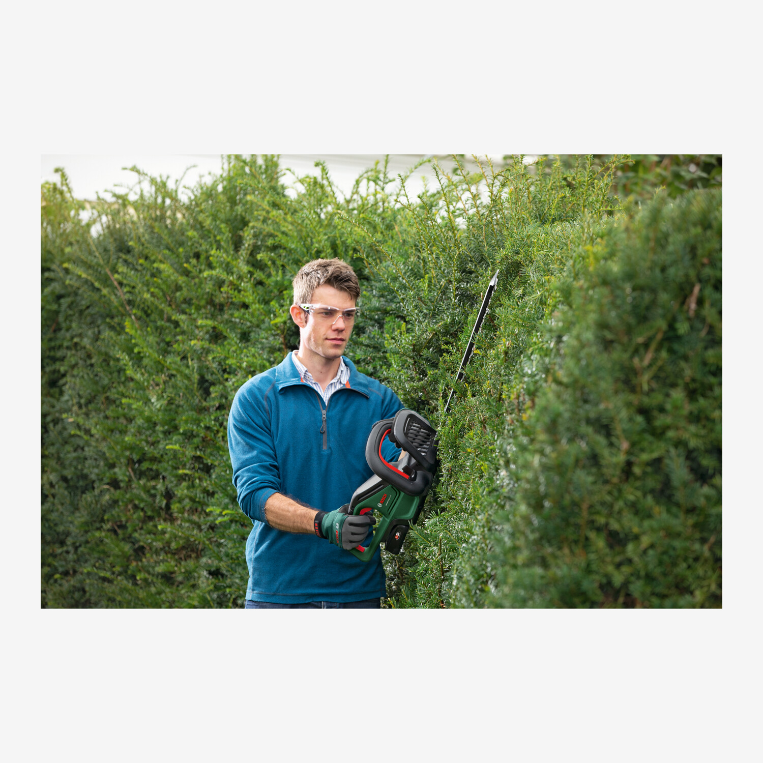 Bosch UniversalHedgeCut 18V-55 Cordless Hedge Cutter, Forest Green ...