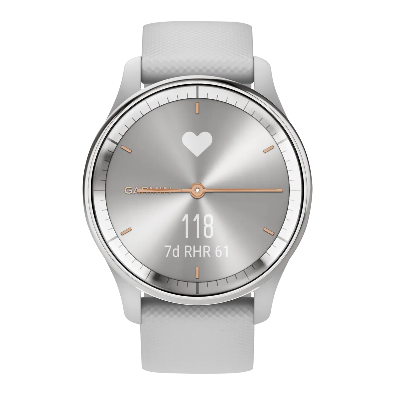 Garmin vívomove® Trend Smartwatch, Light Grey / Silver - Worldshop