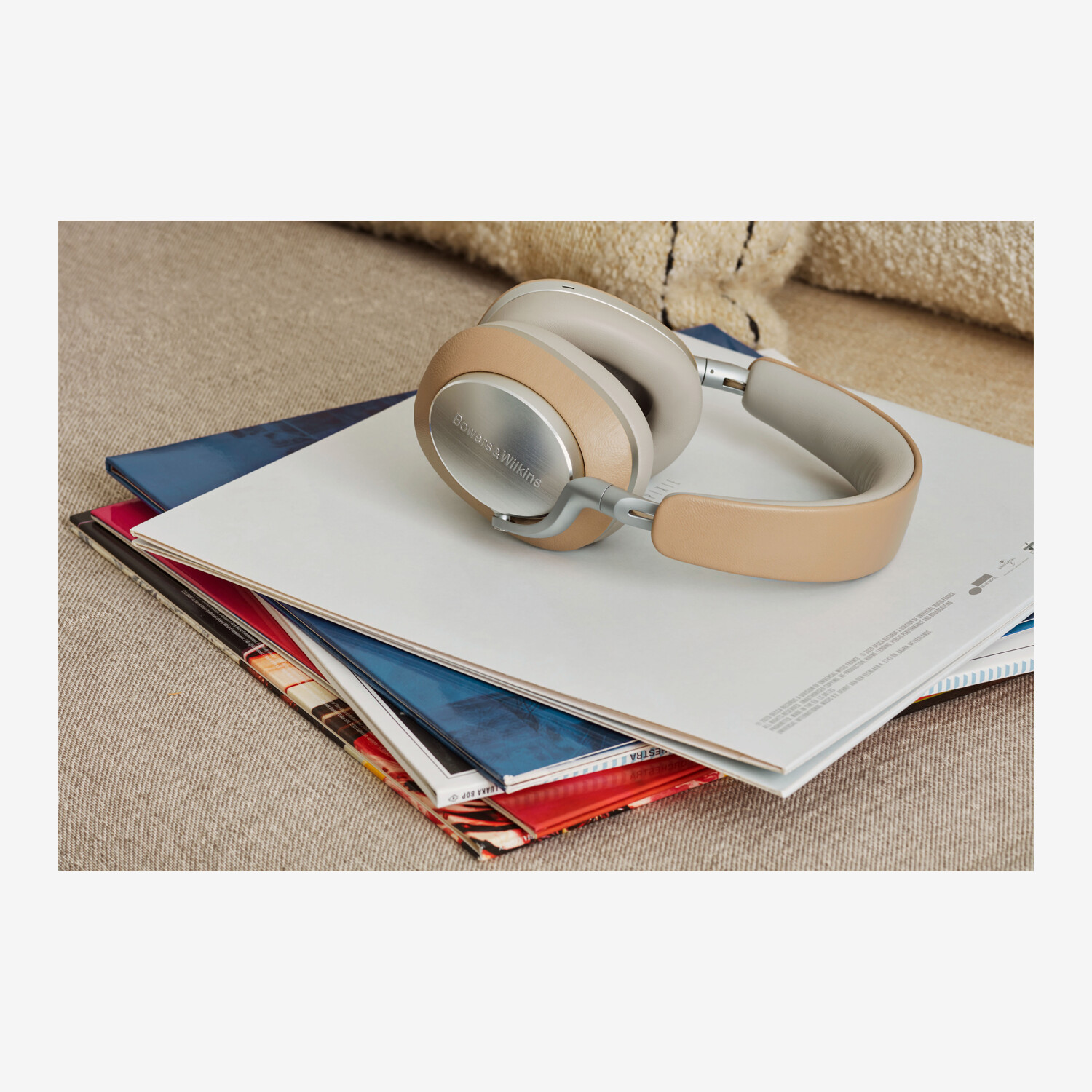 Bowers & Wilkins Px8 Wireless Over-Ear Headphones, Tan - Worldshop