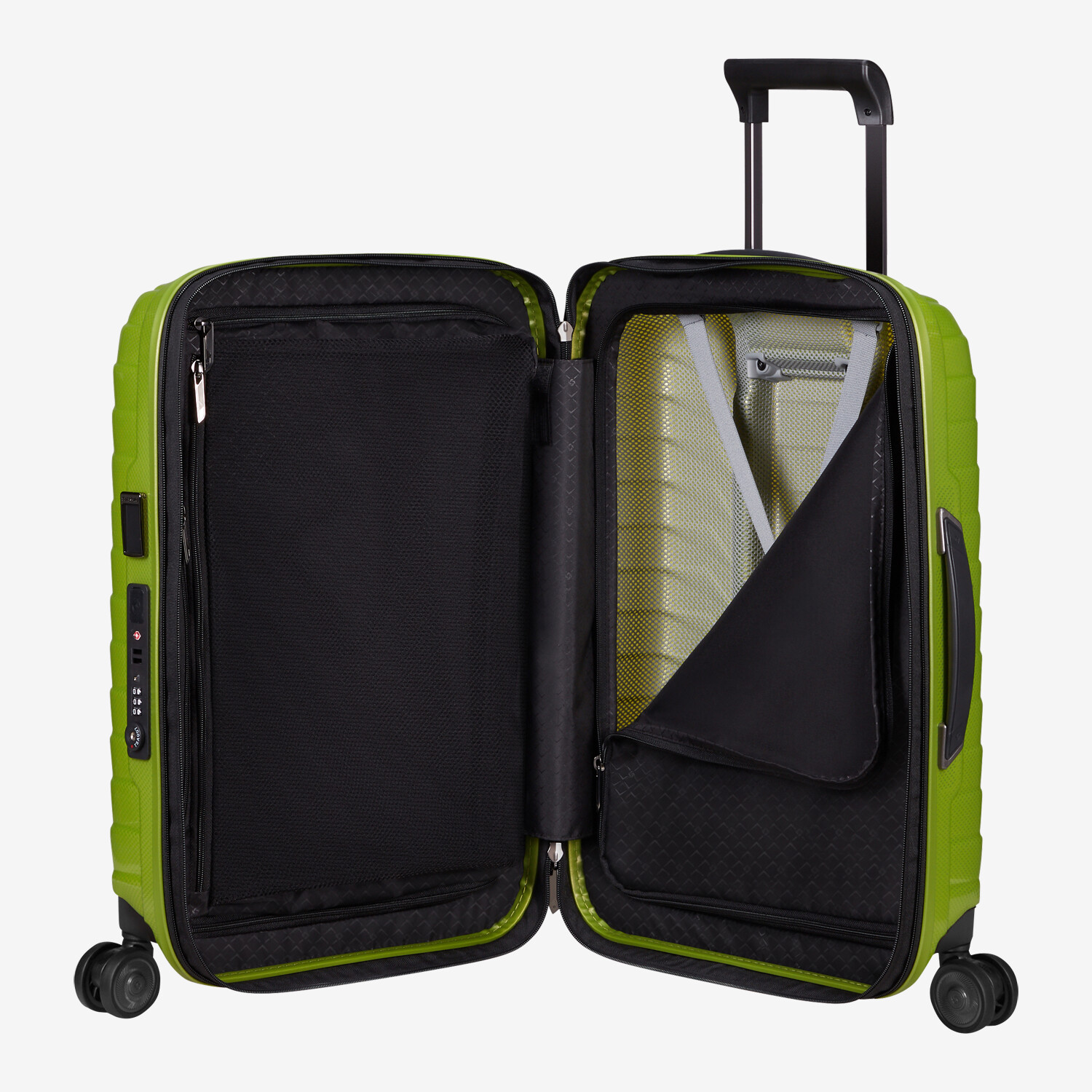 Samsonite Proxis Spinner 55 Trolley (Expandable), Lime - Worldshop