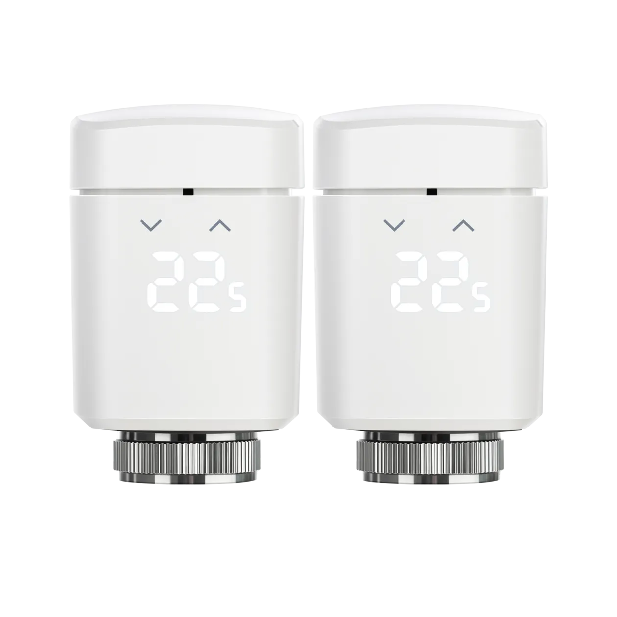 Eve Thermo Smart Thermostatic Radiator Valve, Set of 2, White - Worldshop