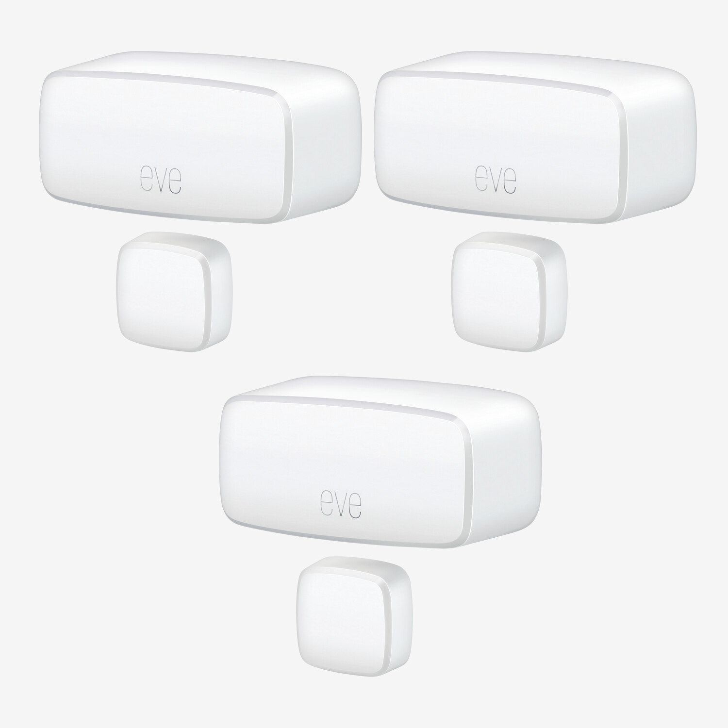 Eve Door & Window (Matter) Smart Contact Sensor, Set of 3, White ...