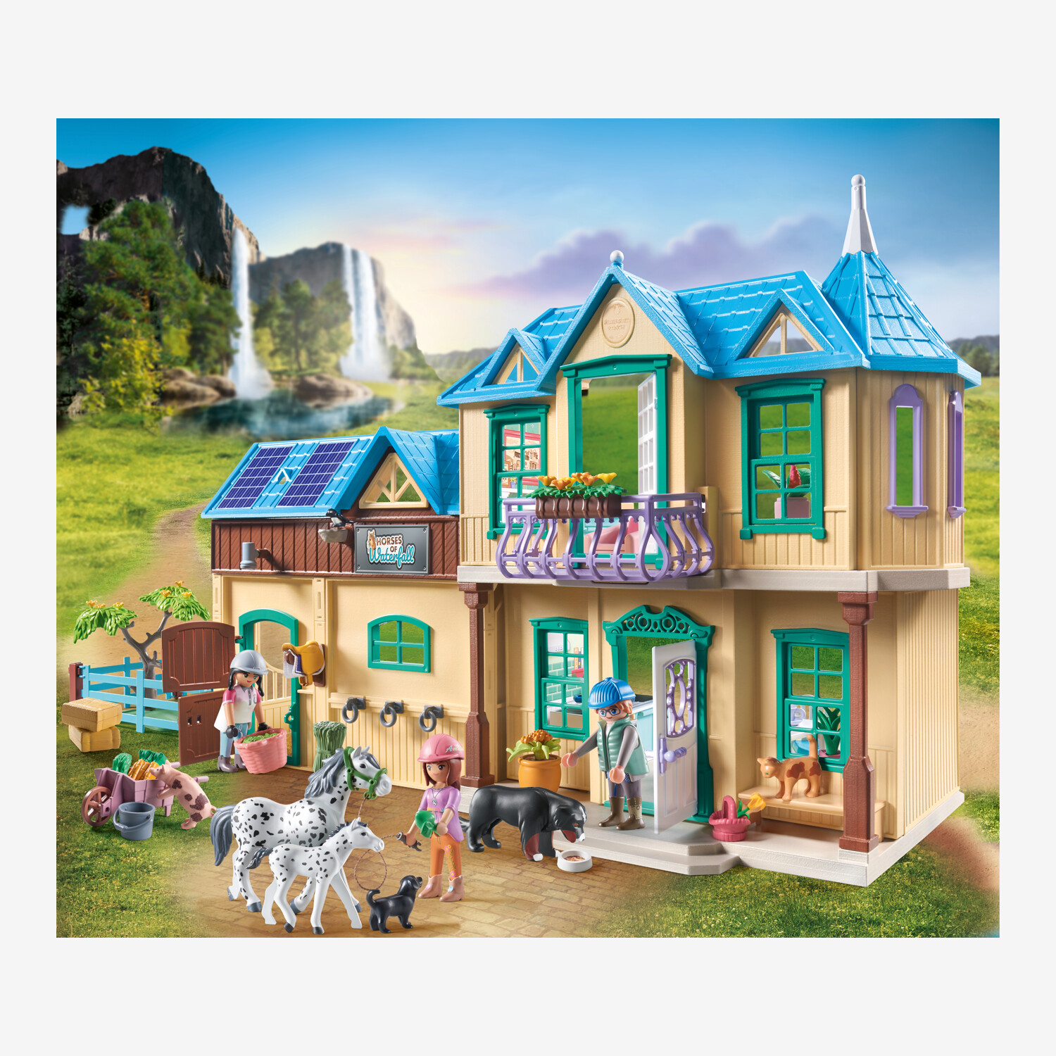 PLAYMOBIL® Waterfall Ranch Playset - Worldshop