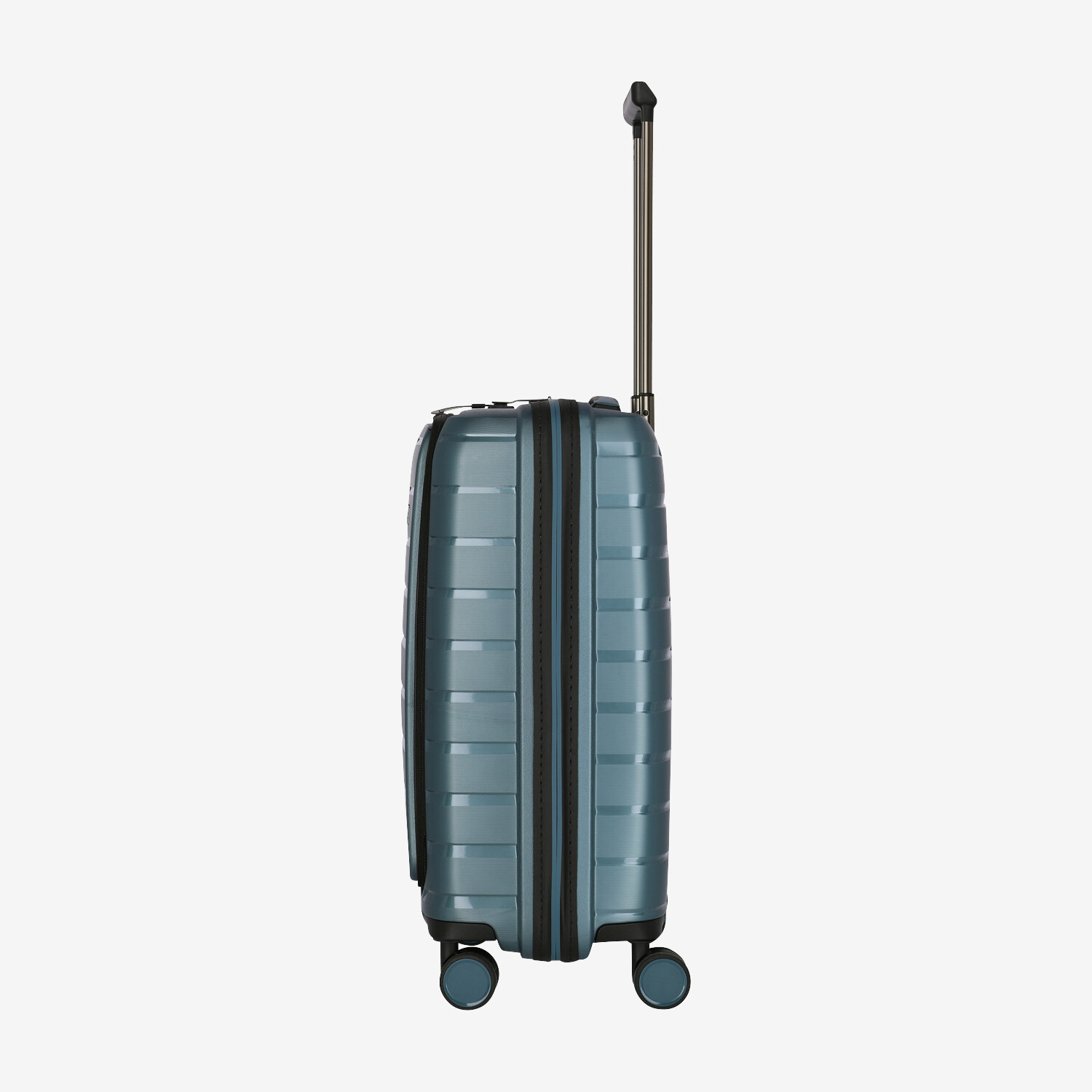 travelite Air Base Cabin Trolley with Front Pocket, 4-Wheel, Ice Blue ...