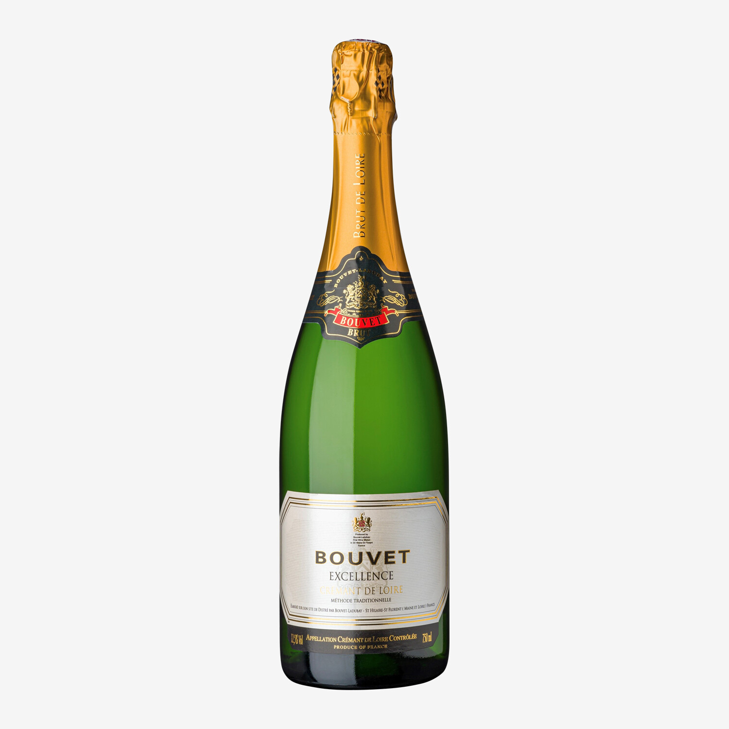 Bouvet Crémant de Loire Excellence Brut, 3 Bottles, France - Worldshop
