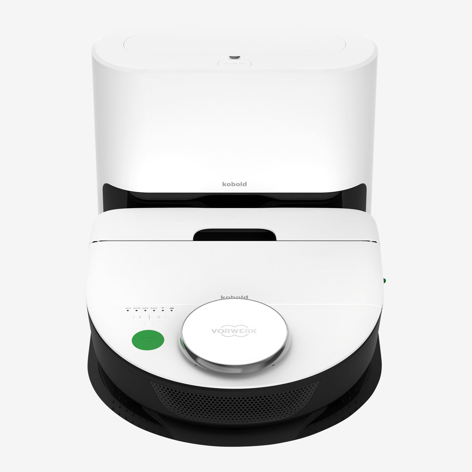 Vorwerk Kobold VR7 Vacuum Robot with RB7 Service Station, White/Black ...